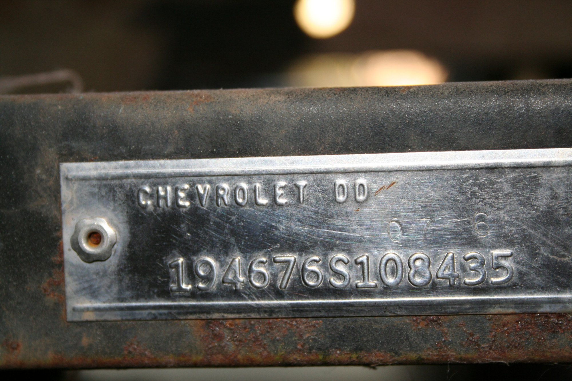 1966 vin tag rivet - CorvetteForum - Chevrolet Corvette Forum Discussion