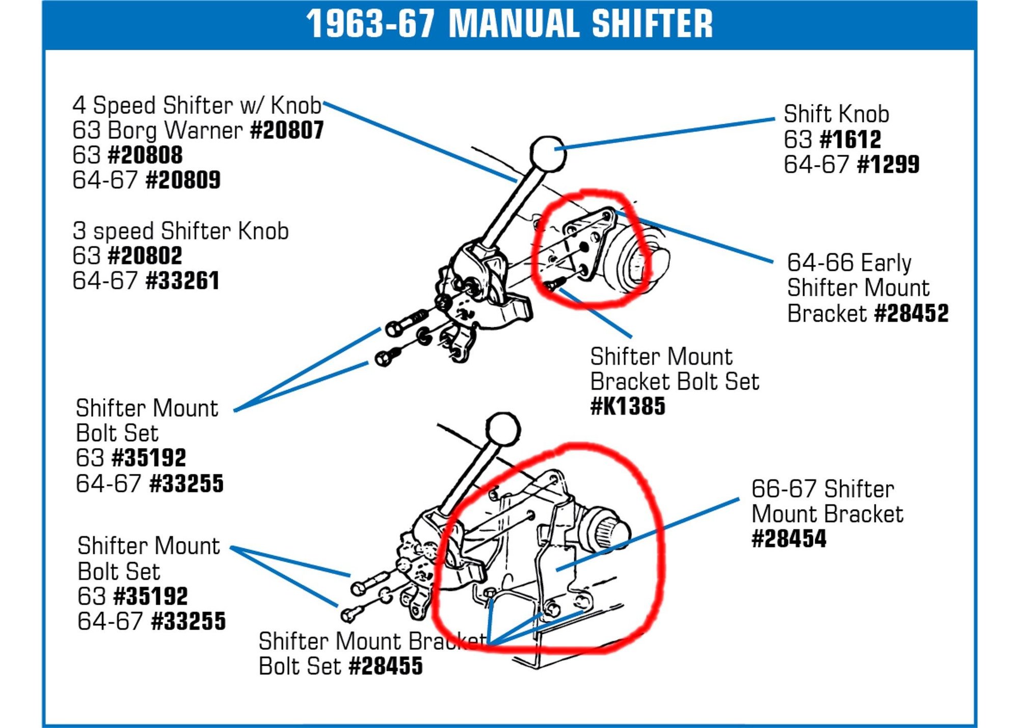 C2 1966-'67 Shifter Bracket - CorvetteForum - Chevrolet Corvette Forum ...