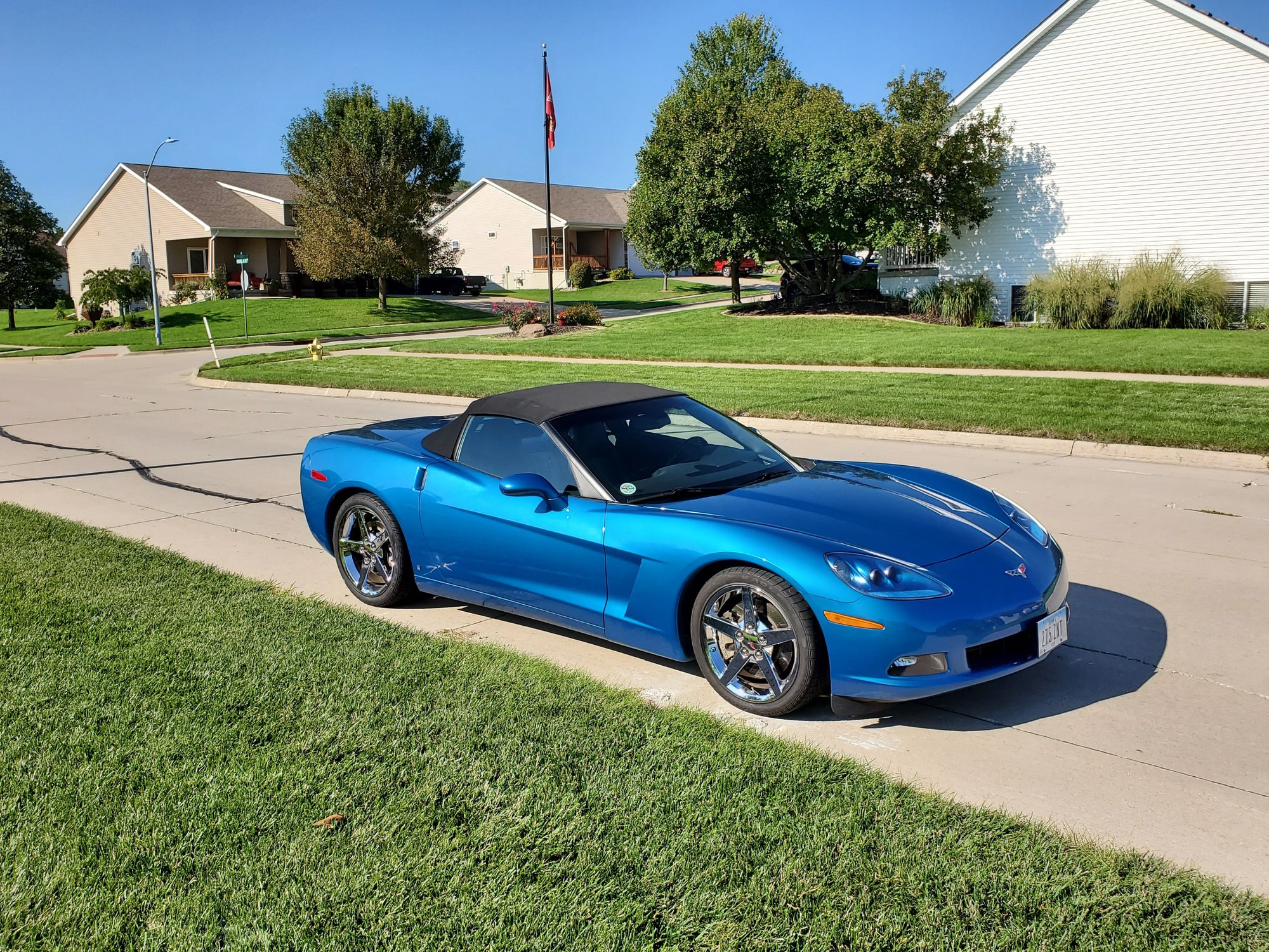 FS (For Sale) 2008 Jetstream Blue Corvette Convertible - Johnston, Iowa ...