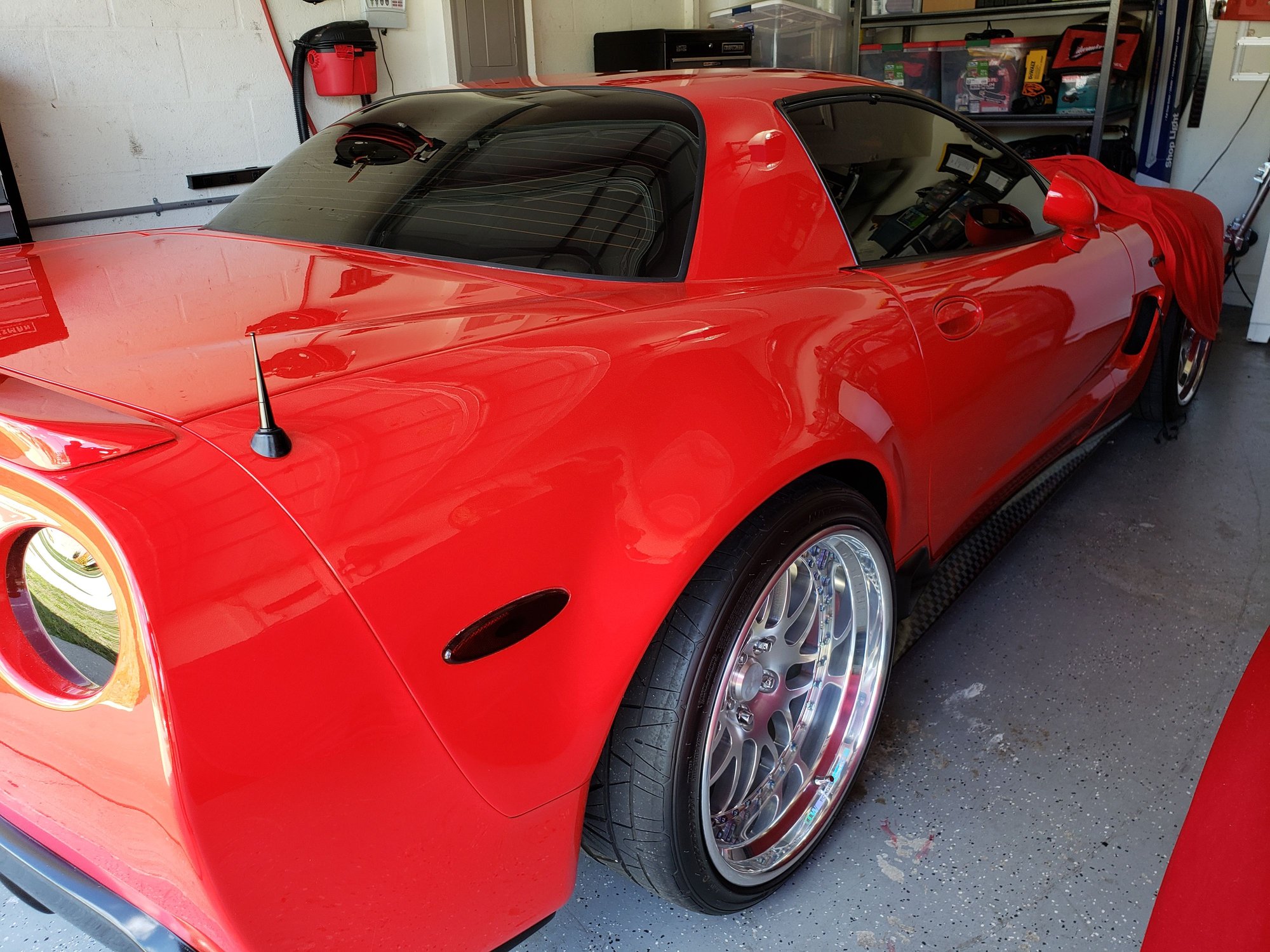 FS (For Sale) 2003 red c5z wide rear fender $24500 - CorvetteForum ...
