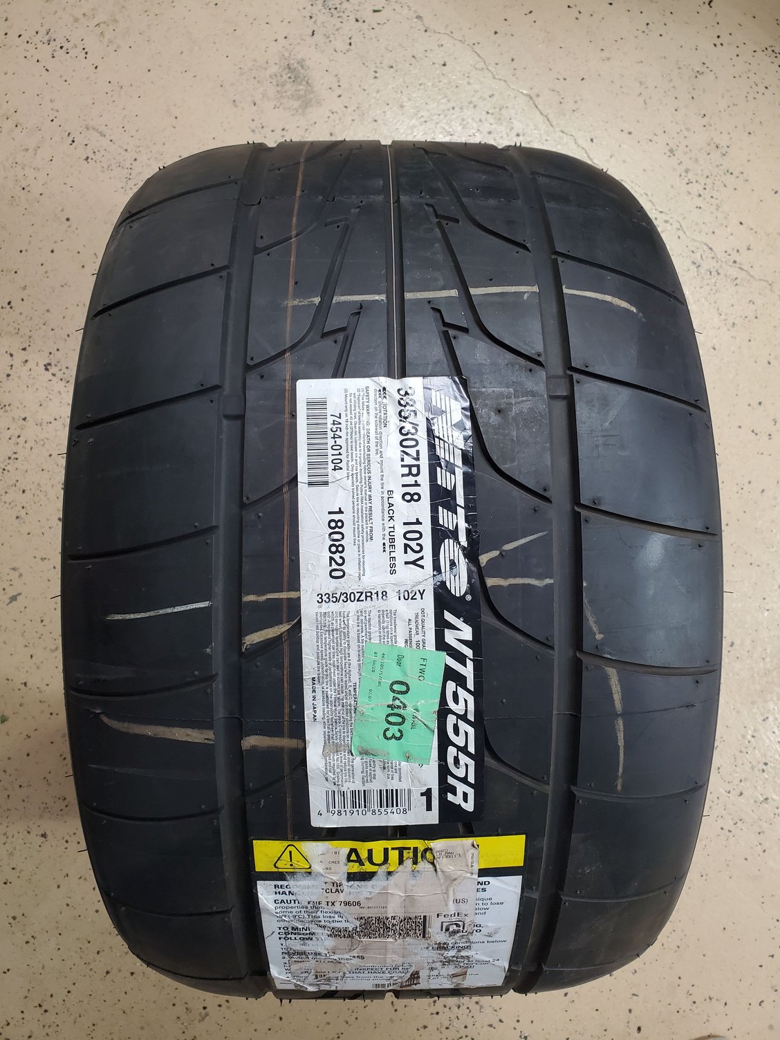FS (For Sale) 1 nitto nt555r 335/30/18 tire - CorvetteForum - Chevrolet Corvette Forum Discussion