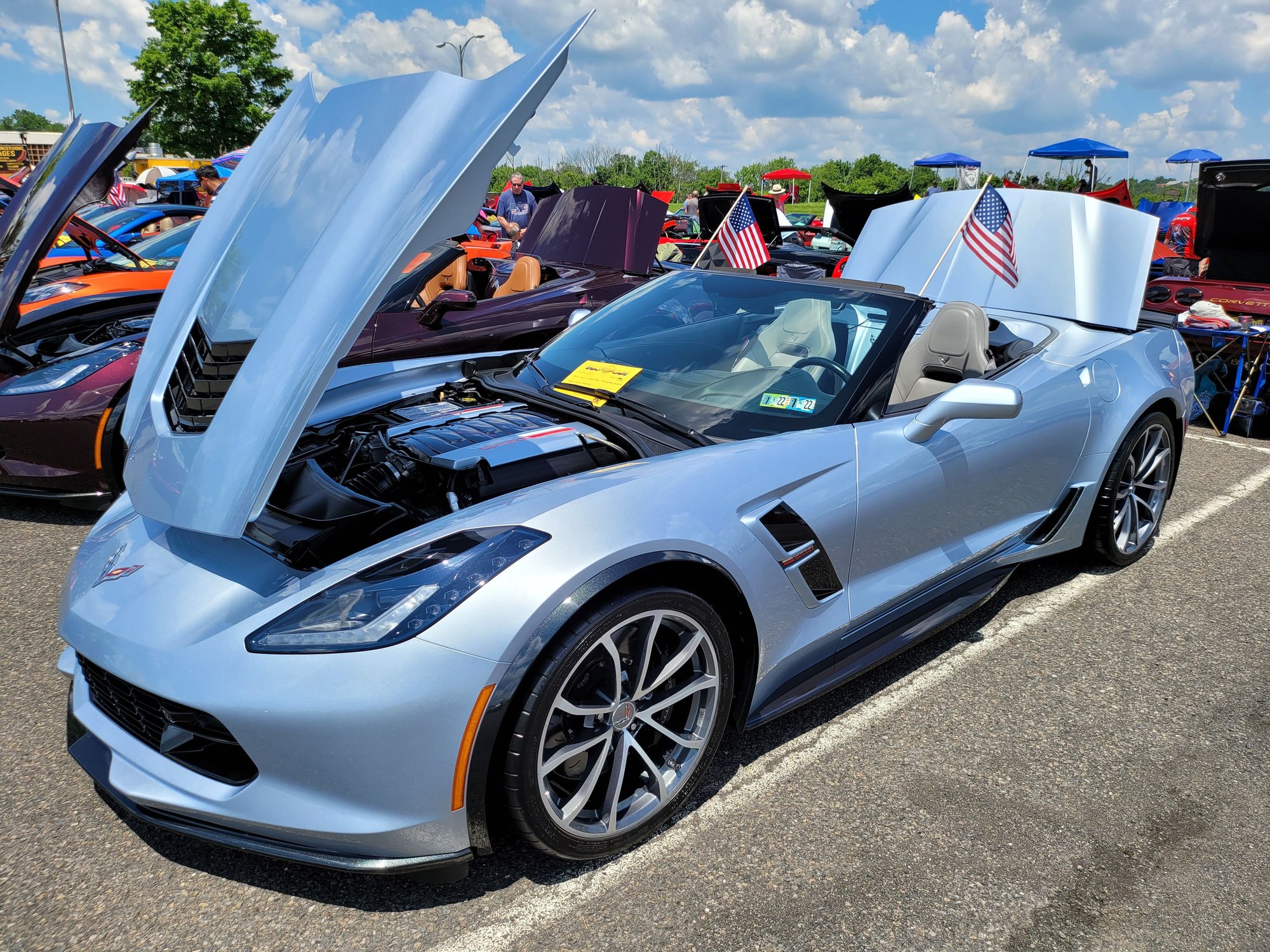 SOLD - 17 Sterling Blue Metallic GS Convertible - CorvetteForum ...