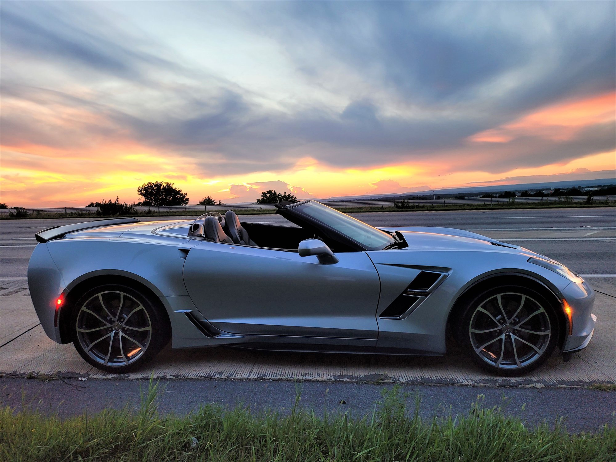 SOLD - 17 Sterling Blue Metallic GS Convertible - CorvetteForum ...