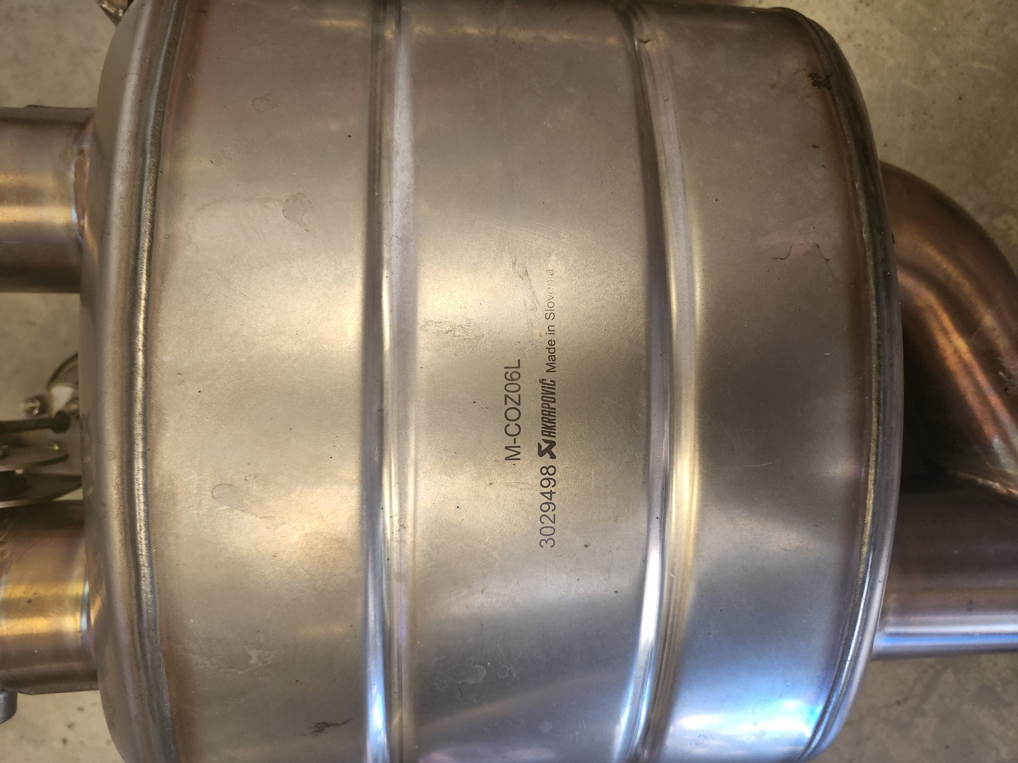 FS (For Sale) Akrapovic Exhaust C6 Corvette Z06 Zr1 - CorvetteForum ...