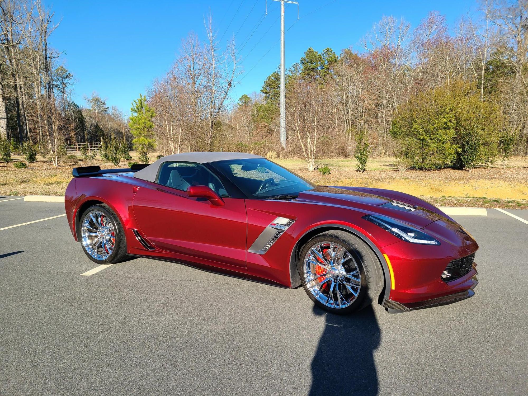 FS (For Sale) 2017 C7 Z06 Convertible LT4 8A 3LZ Long Beach Red ...