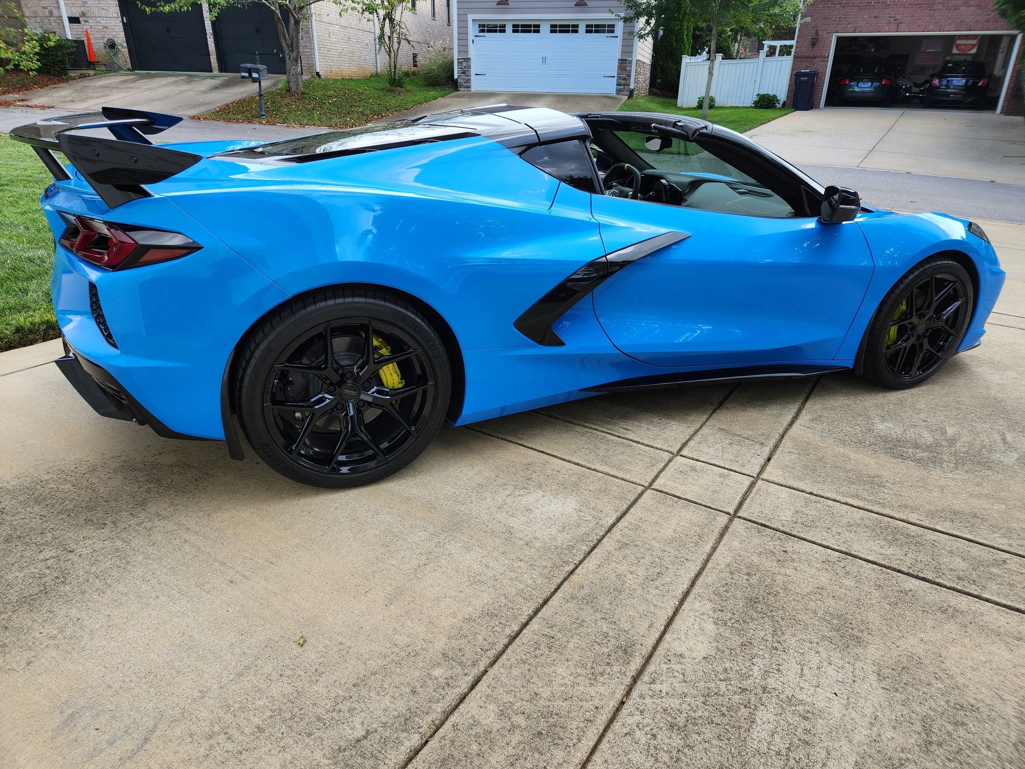 2023 3LT Rapid Blue Coupe 2,400 miles, $83,500 - CorvetteForum ...