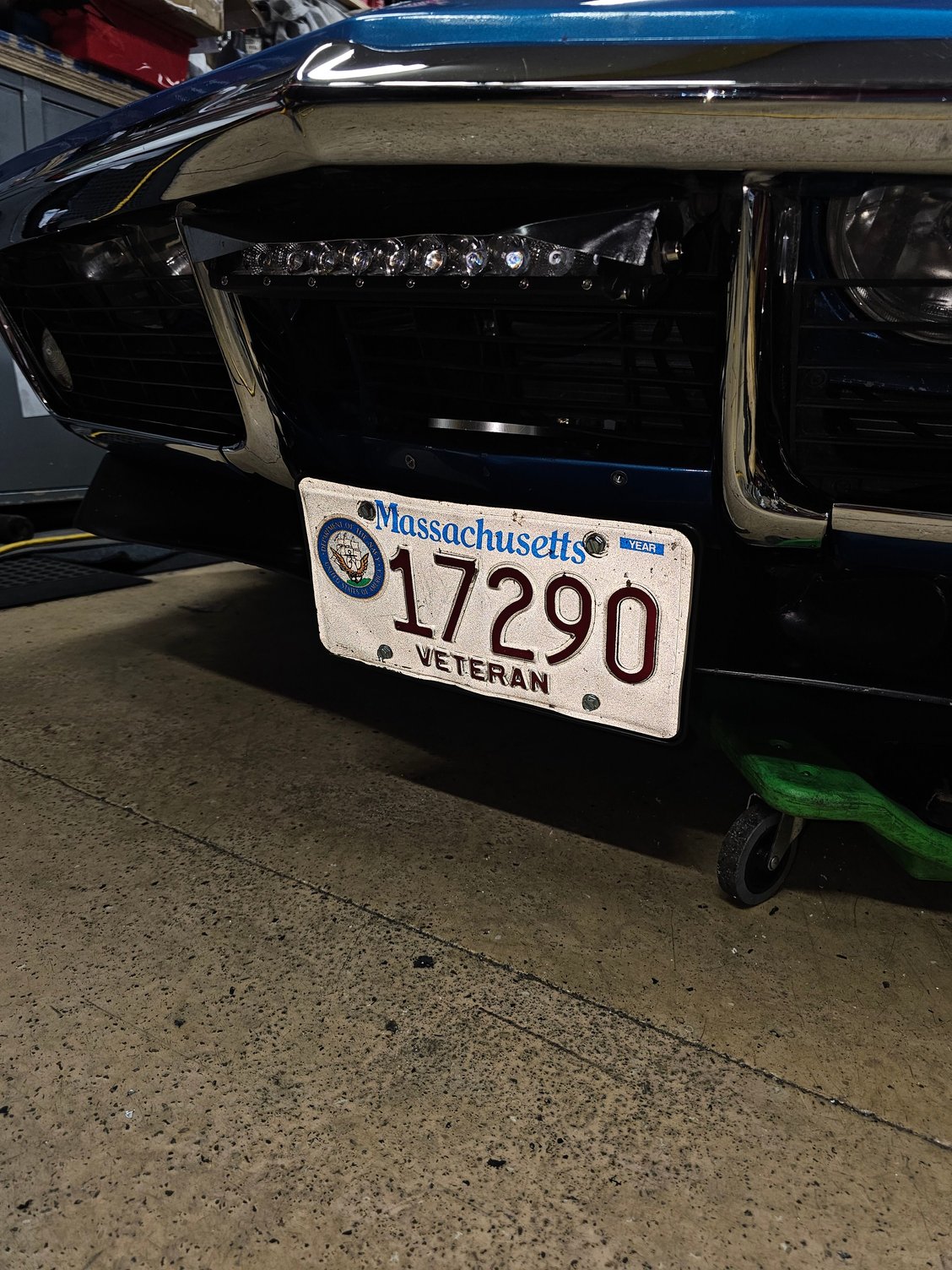 how to attach a front license plate on a C3 Corvette - CorvetteForum ...