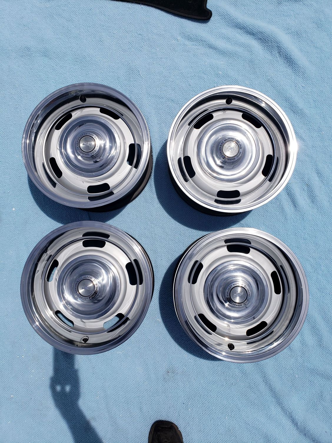 FS (For Sale) 1967 Rallye Wheels, Dated Matched set of 4, w/ Rings ...