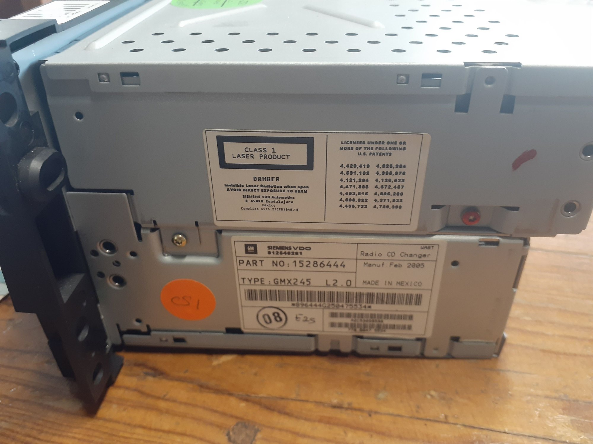 FS (For Sale) Factory 2005 - 2007 cd player radio GM part # 15286444 ...