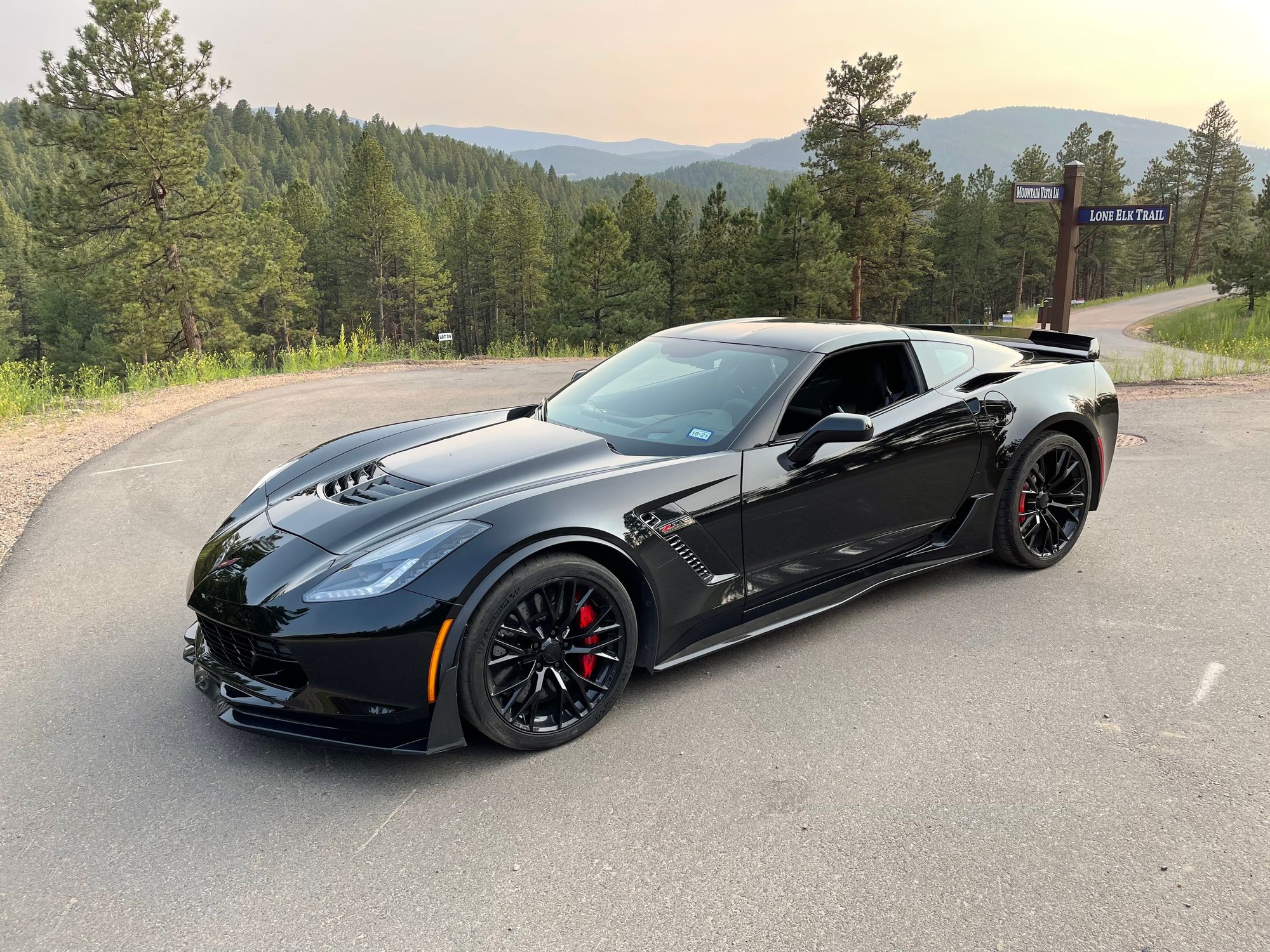 FS (For Sale) 17 Corvette z06/z07 package, M7, black, 10700miles ...