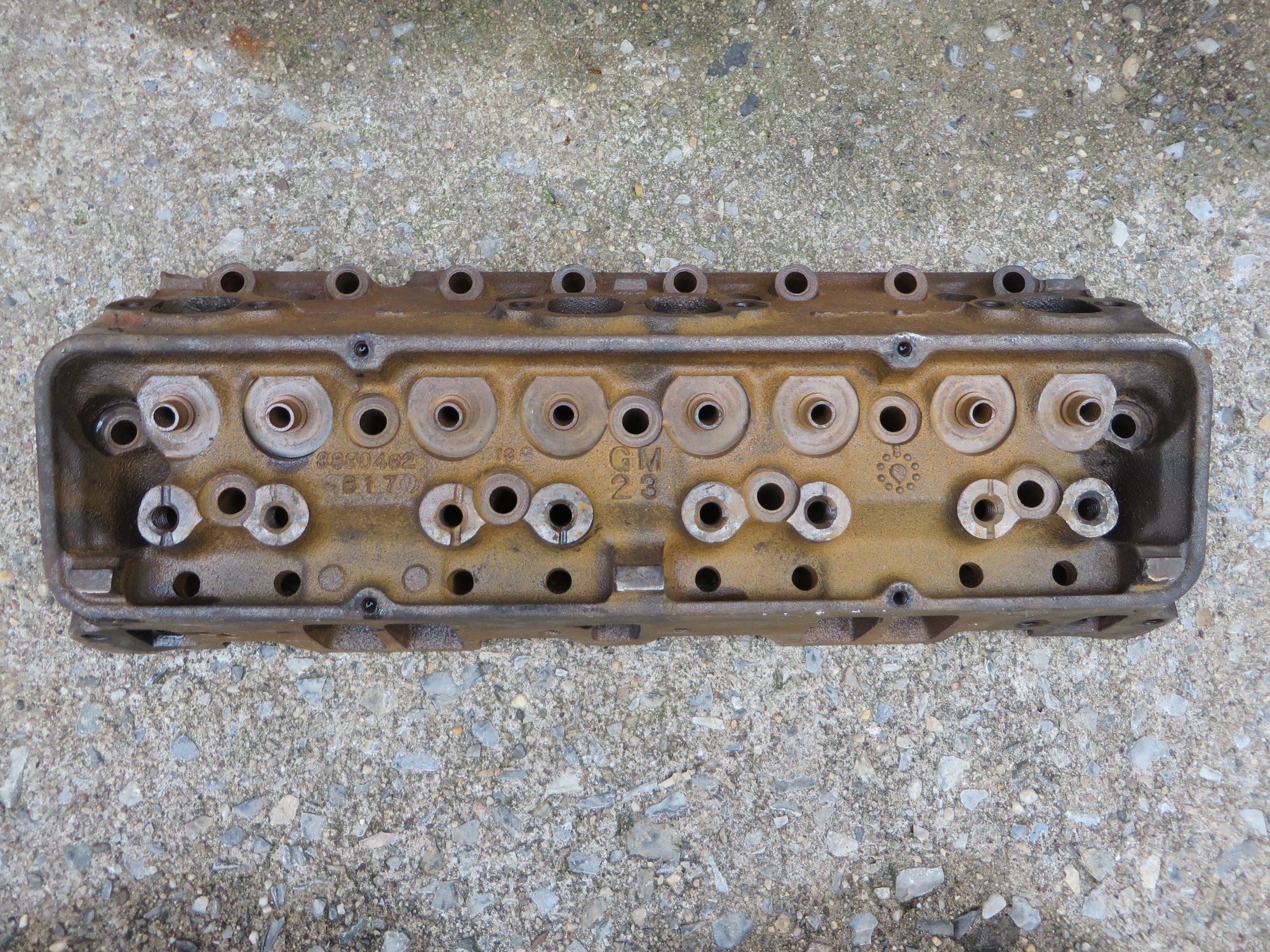 FS (For Sale) Corvette 327 Heads - 1 Pair 62 461X & Single 462 Dated ...