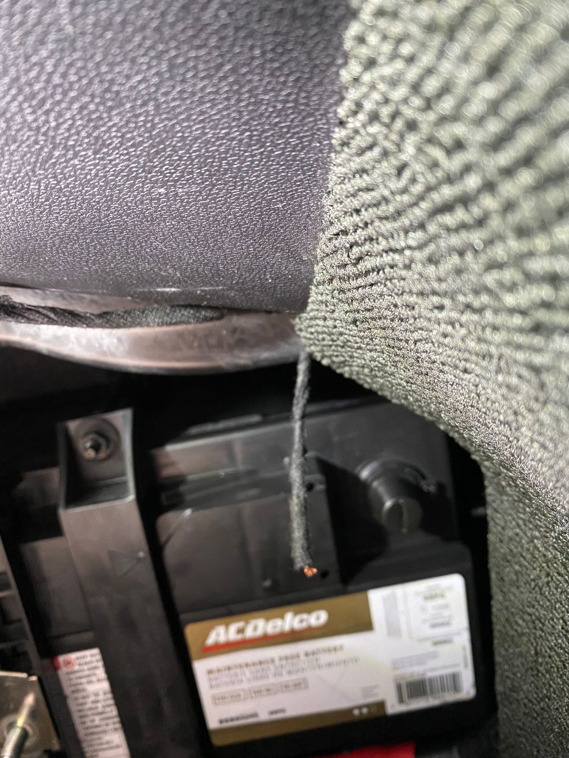 Stray wire from c7 z06 negative battery cable - CorvetteForum ...