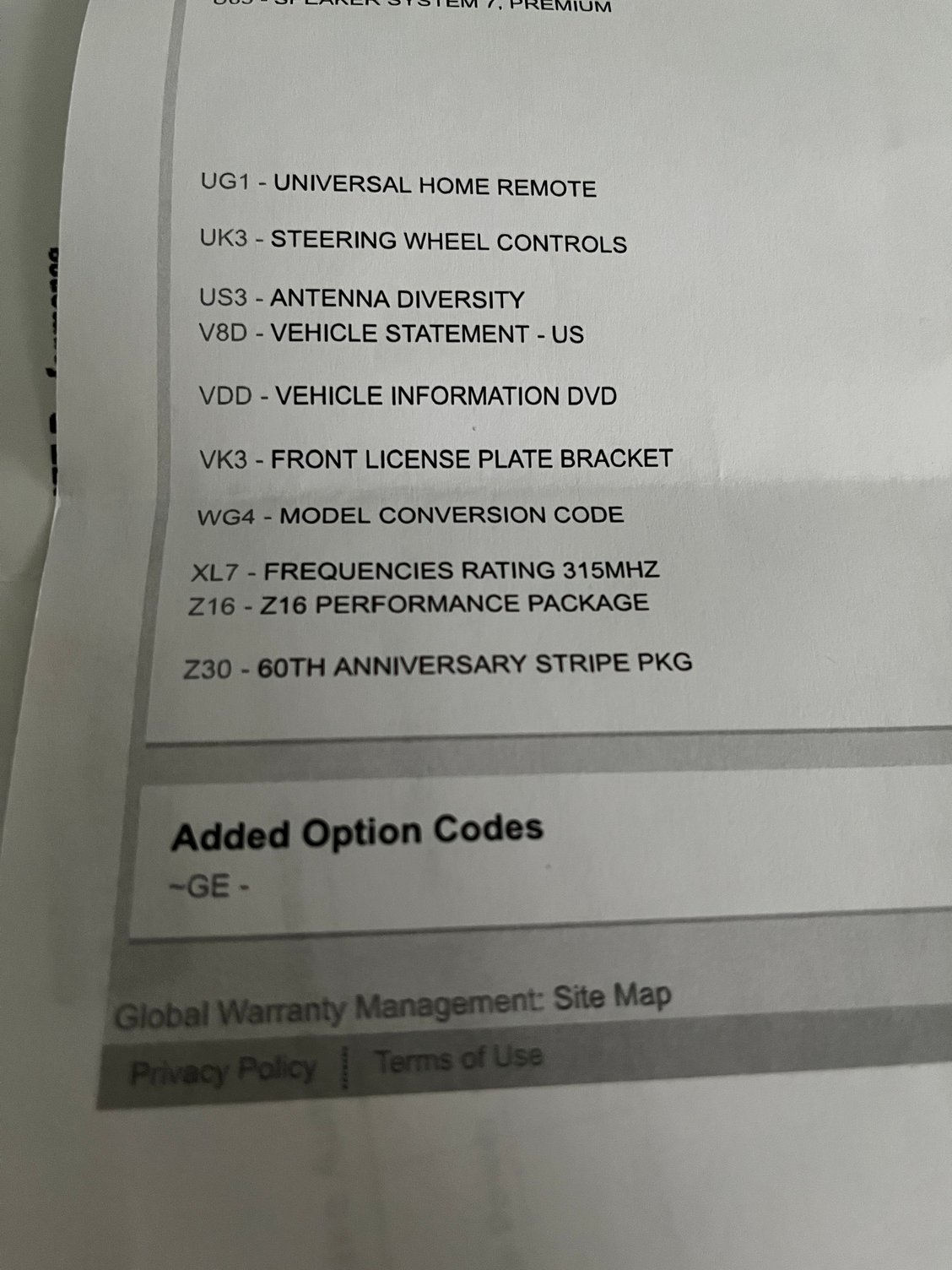 Z06 5LZ RPO code - CorvetteForum - Chevrolet Corvette Forum Discussion