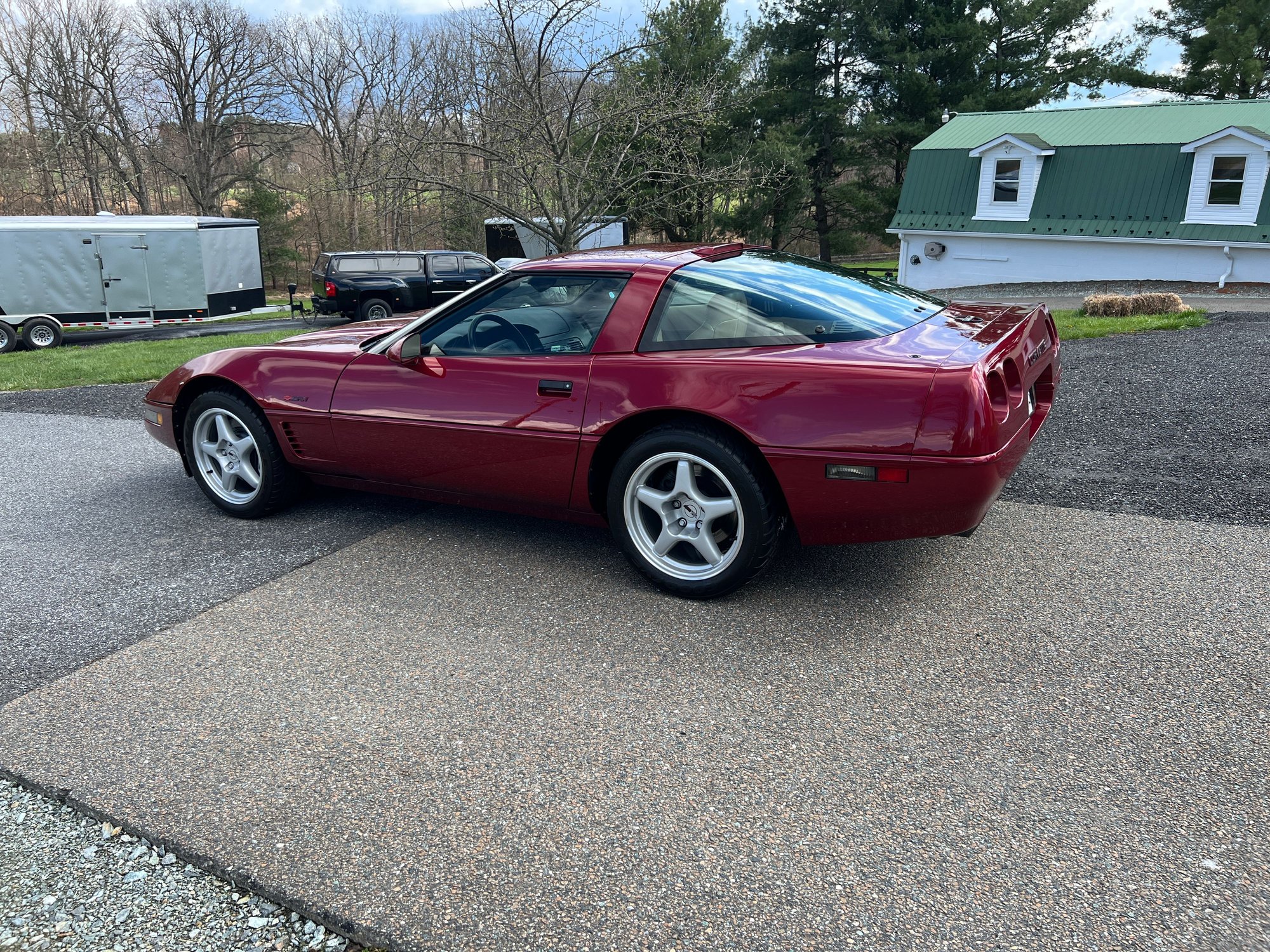 FS (For Sale) SOLD!! 1995 dark red metallic ZR-1. 22k miles ...