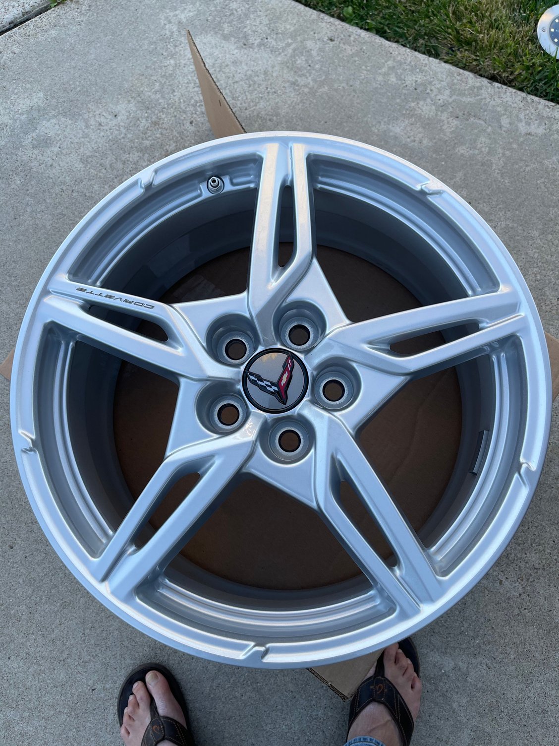 FS (For Sale) Oem, 5 spoke silver wheels - CorvetteForum - Chevrolet ...