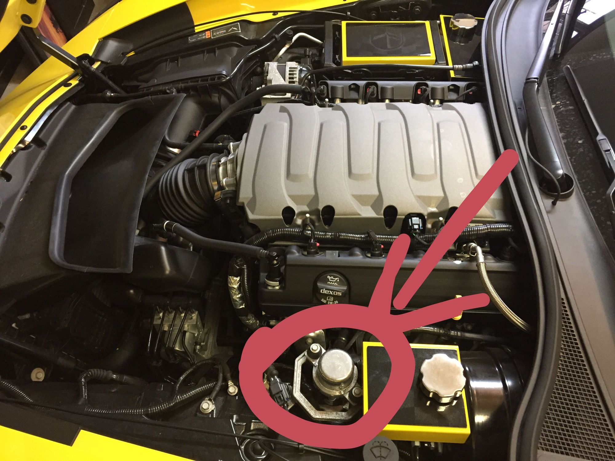 Engine bay question - what's this? - CorvetteForum - Chevrolet Corvette ...