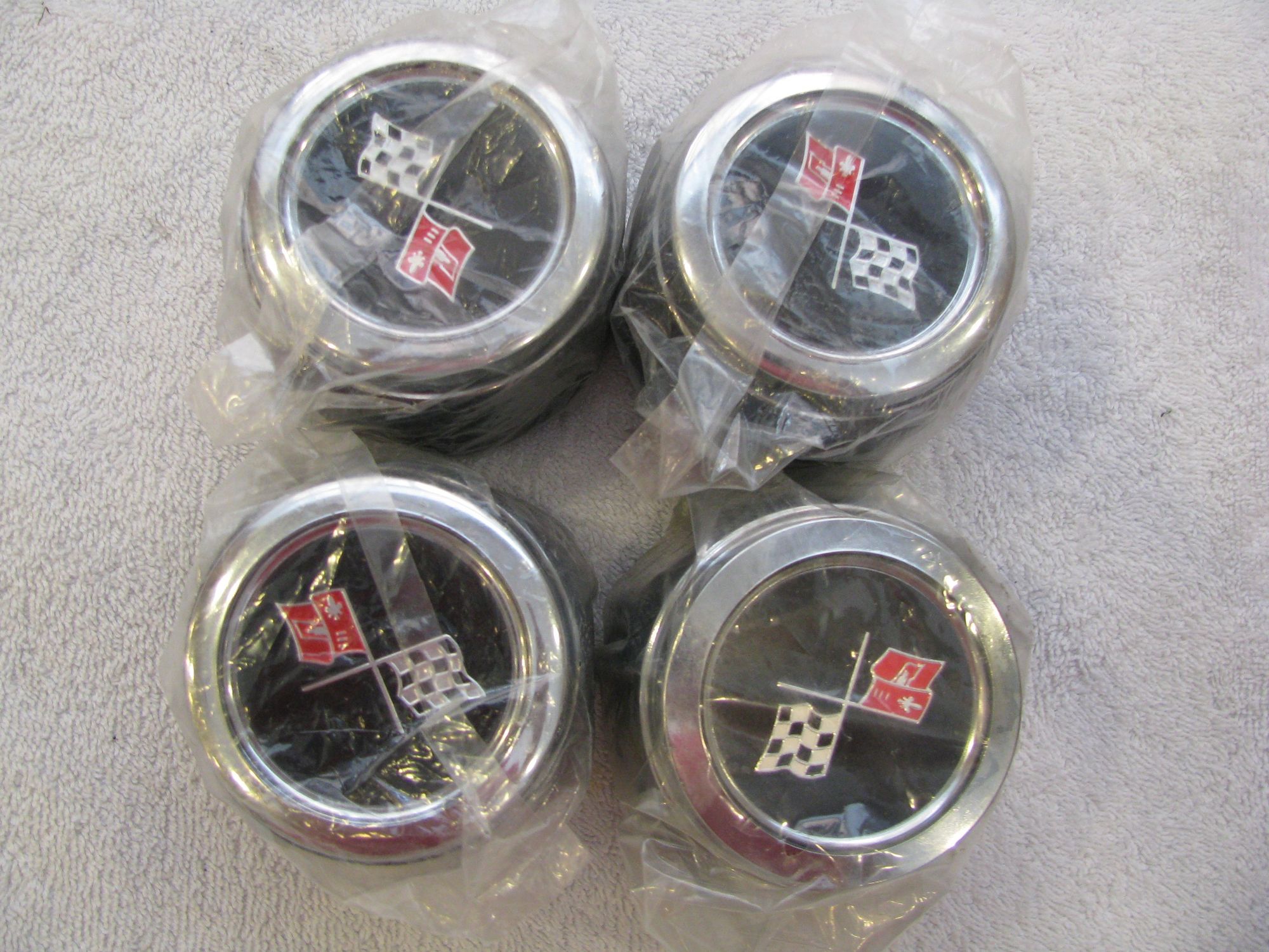 FS (For Sale) 1973-1979 Corvette Aluminum Wheel Center Caps ...