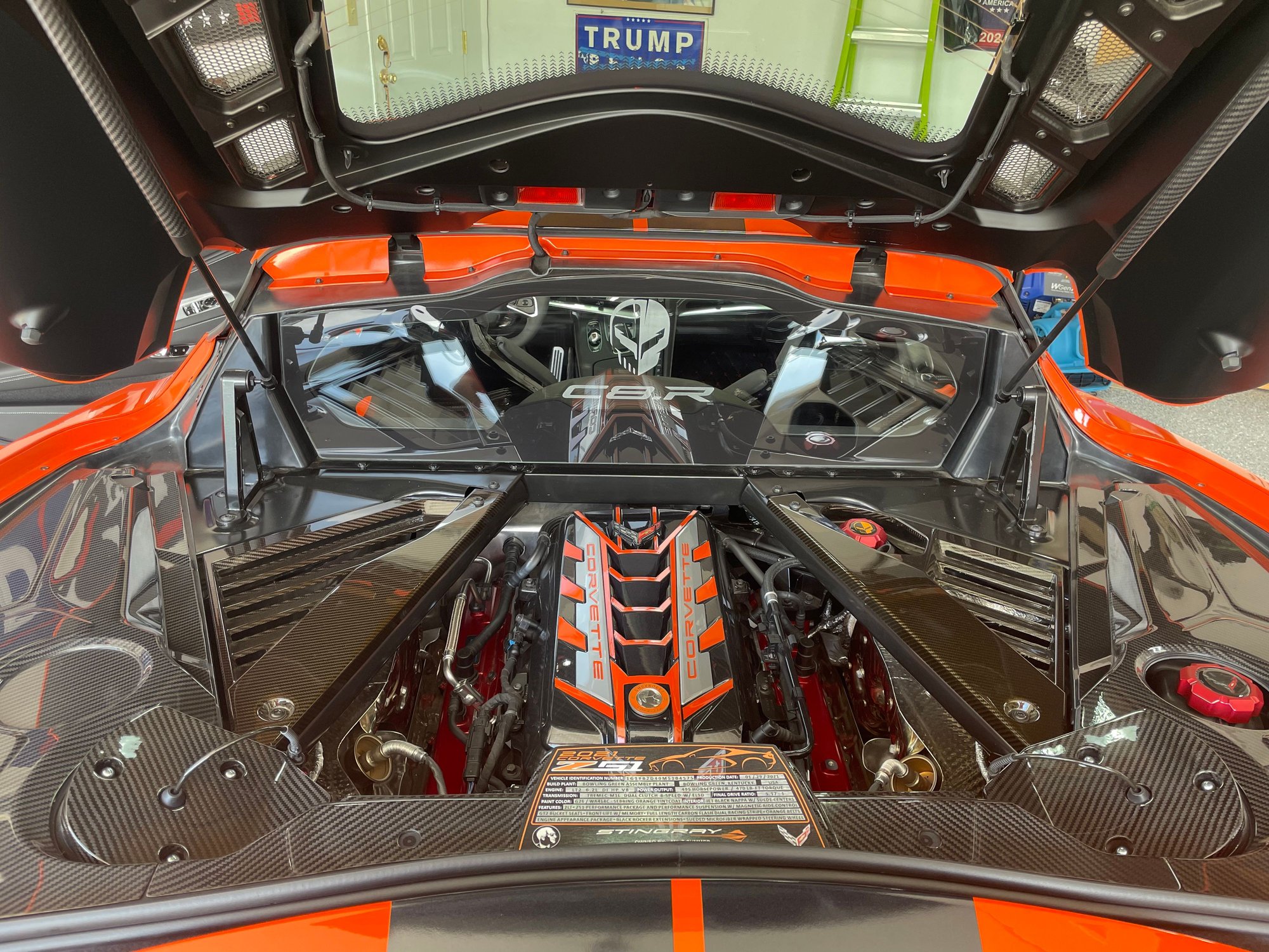 Corvette Engine Compartment Car Production Plate - CorvetteForum ...