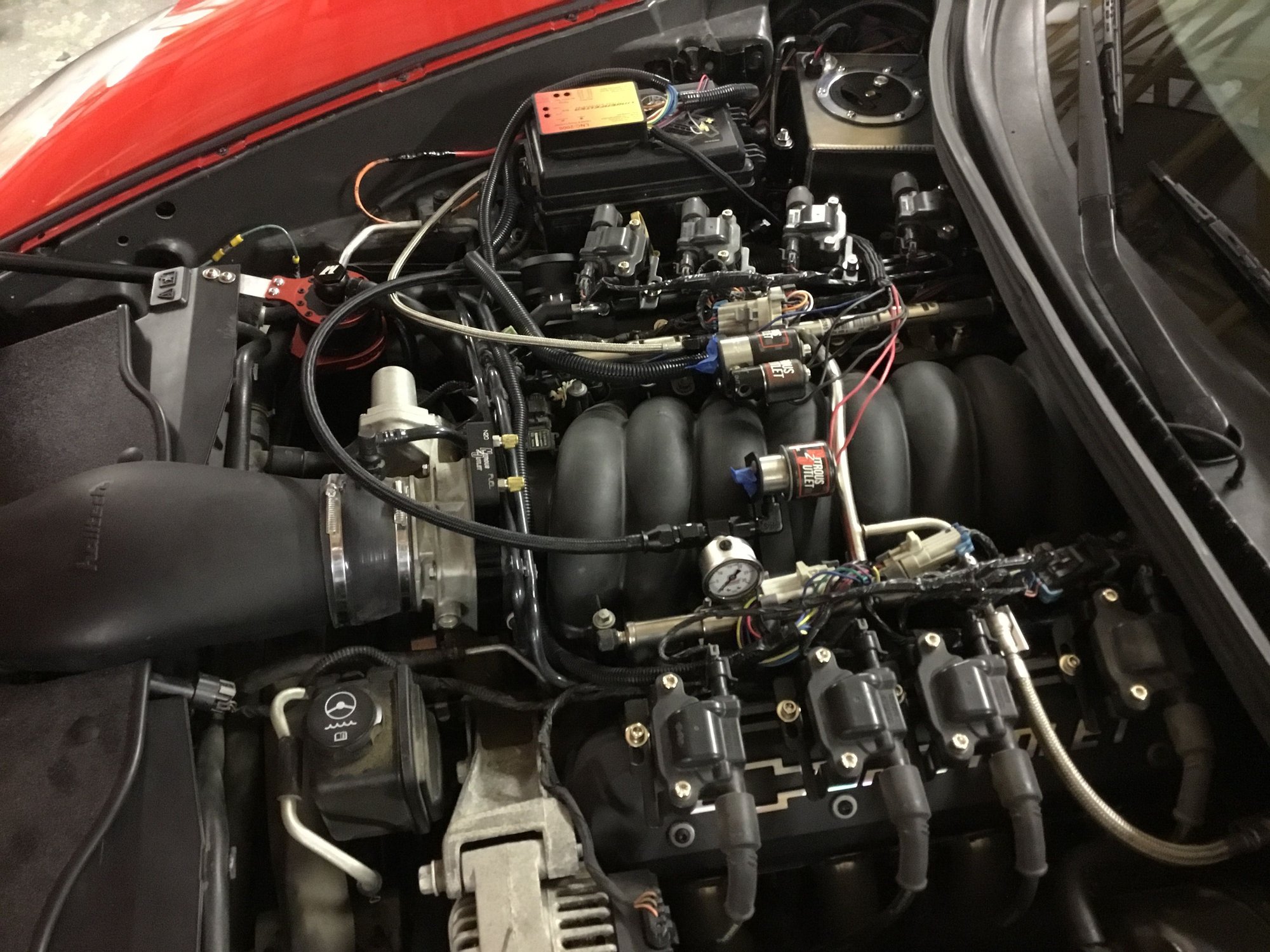 100 shot of nitrous on fly cut pistons - CorvetteForum - Chevrolet ...