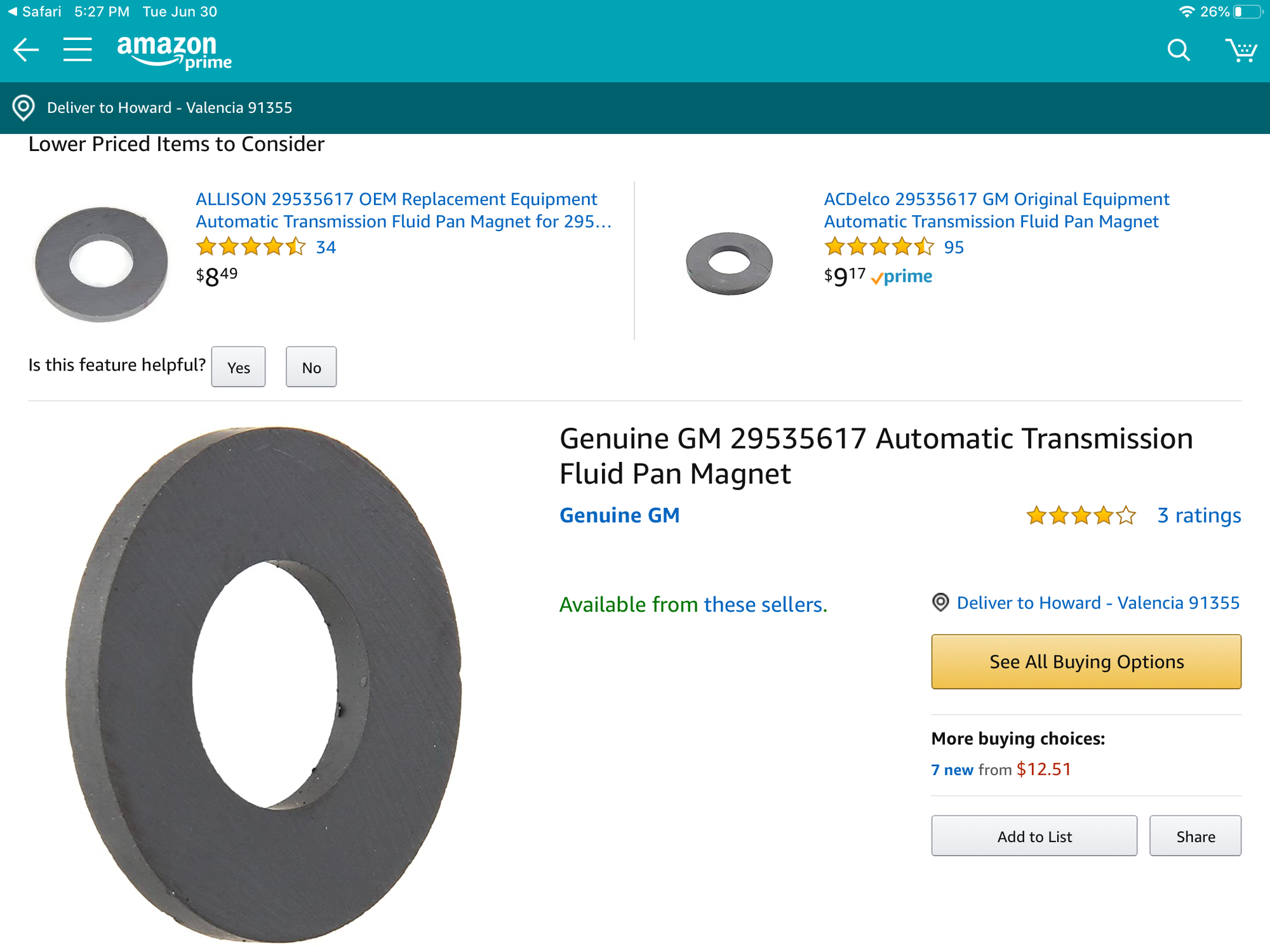 Auto Trans pan magnet - CorvetteForum - Chevrolet Corvette Forum Discussion