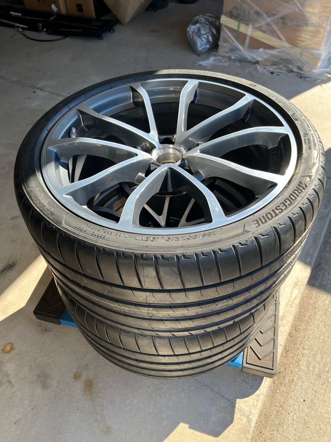 FS (For Sale) (2) Front 19” GM Cup (Speedline) wheels w/new tires ...