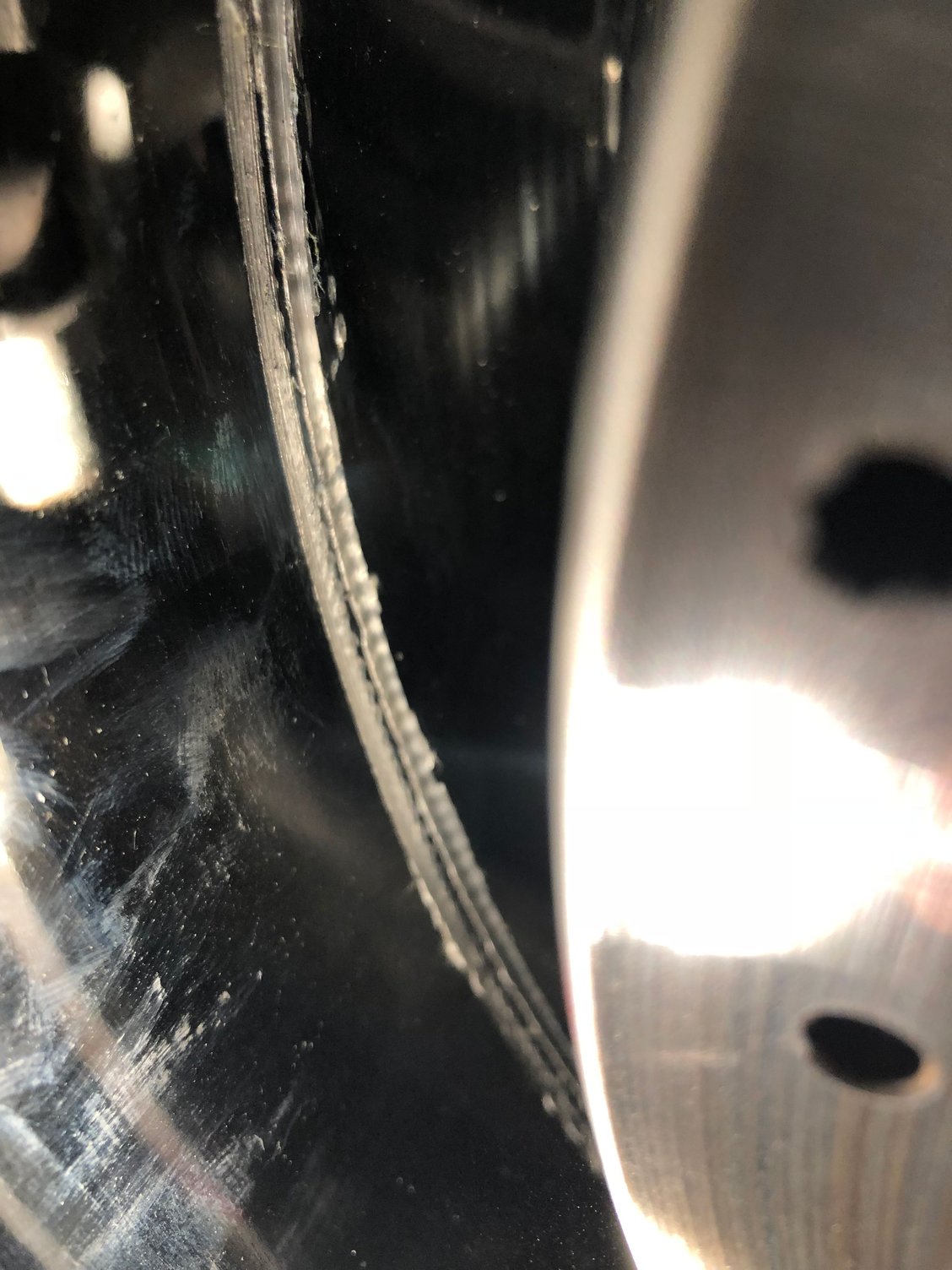 Mystery gouge in front wheel rim - CorvetteForum - Chevrolet Corvette ...