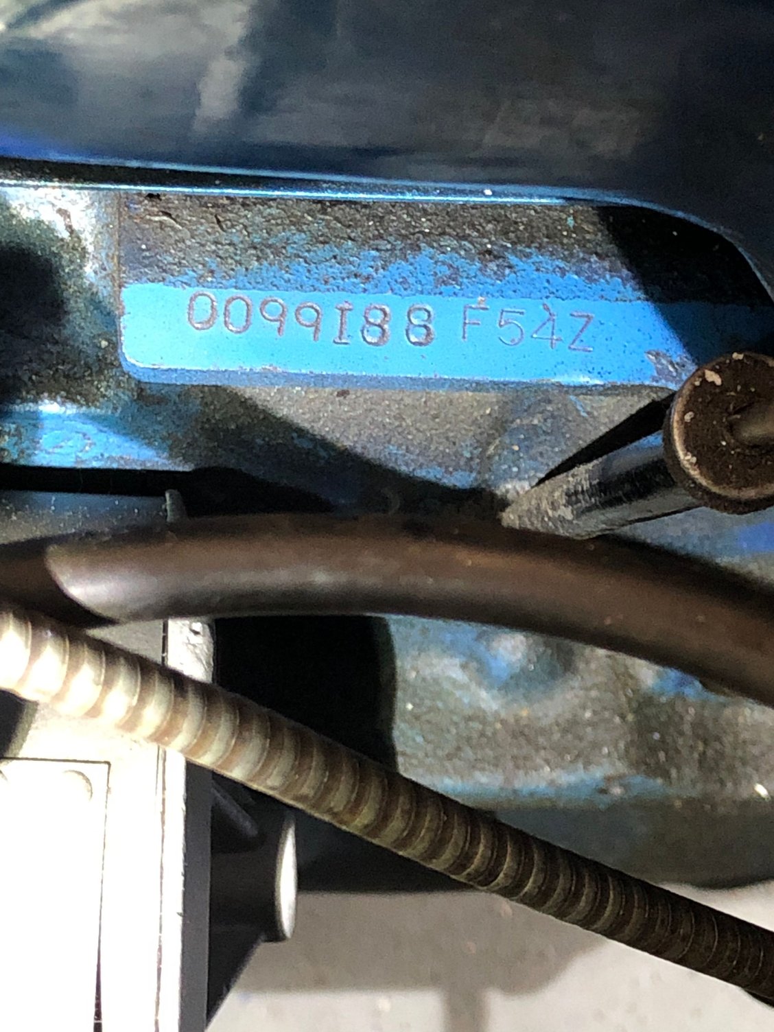 C1 1954 Corvette engine stamp - CorvetteForum - Chevrolet Corvette ...