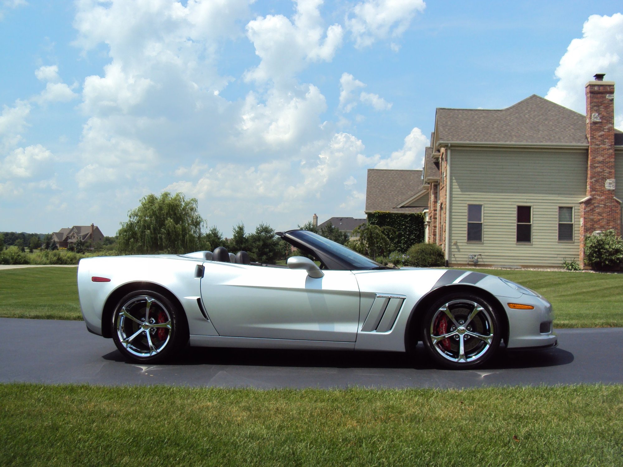 FS (For Sale) 2010 C6 Grand Sport 3LT Convertible, Blade Silver, Ebony ...
