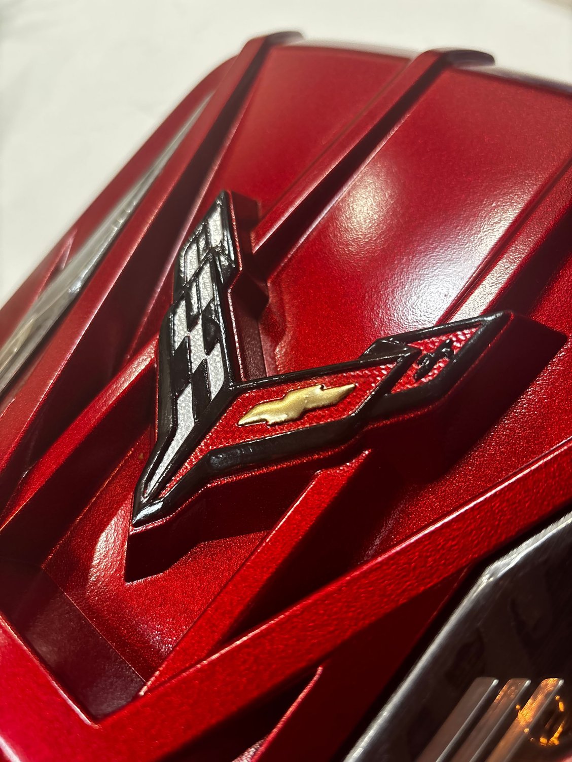 C 8 Crossed Flag Engine Cover Decal - CorvetteForum - Chevrolet ...