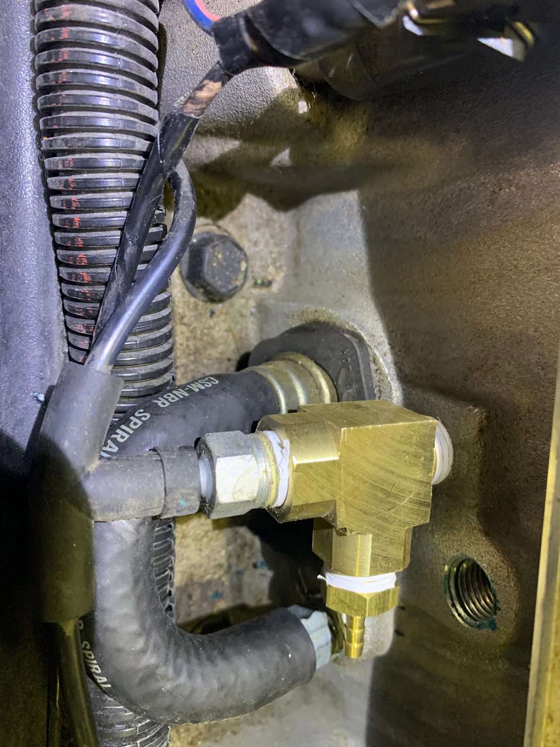 Petris Optispark upgrade - where to connect the vacuum lines ...