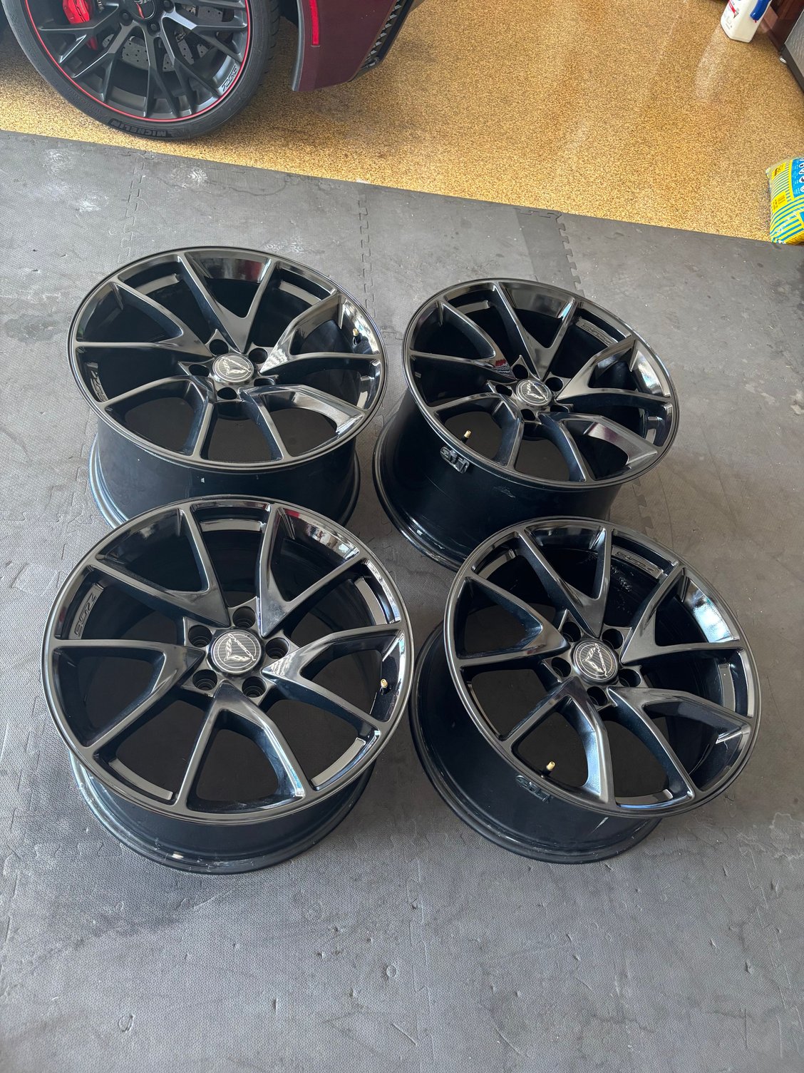 FS (For Sale) Gloss Black Z06 Rims - CorvetteForum - Chevrolet Corvette ...