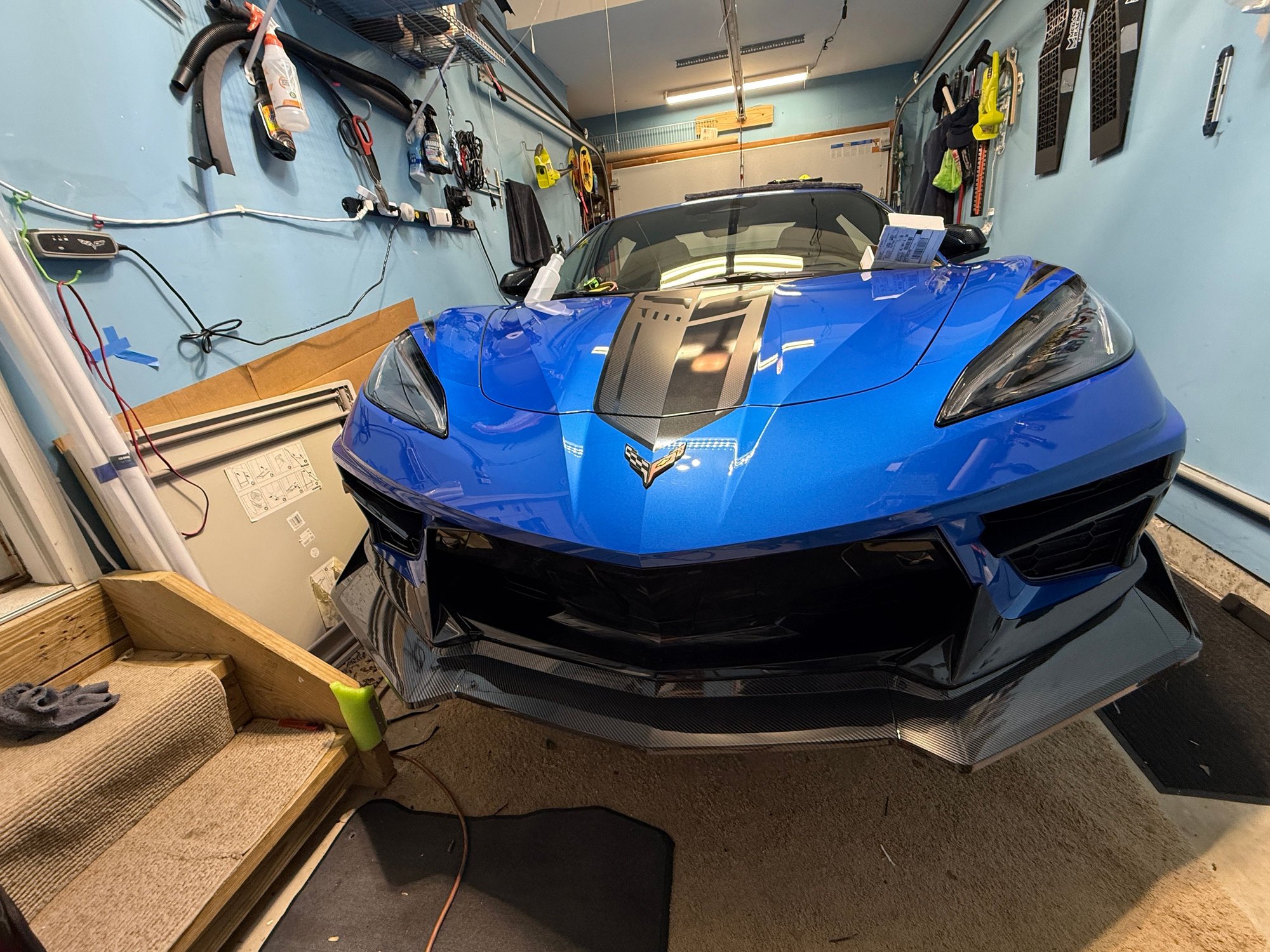 C8 Jake Hood, Fender, and rear quarter panel Tech Bronze on Riptide ...