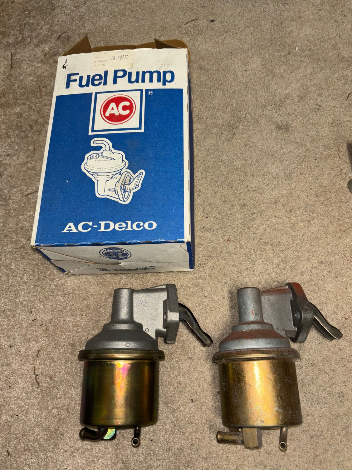 WTB (Want To Buy) AC 40770 Fuel Pump - CorvetteForum - Chevrolet ...