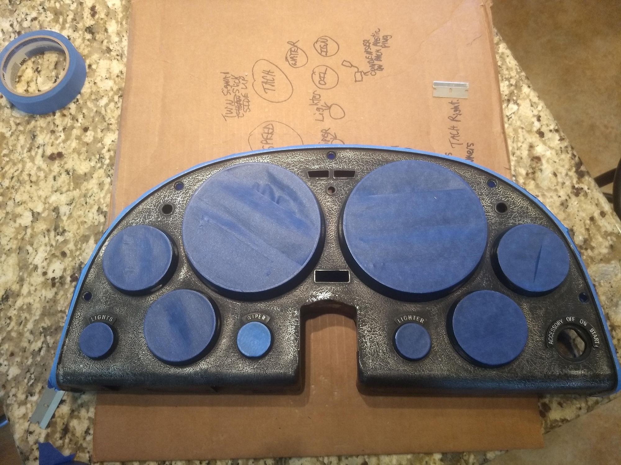 C2 Dash cluster paint to use on 1966 - CorvetteForum - Chevrolet ...