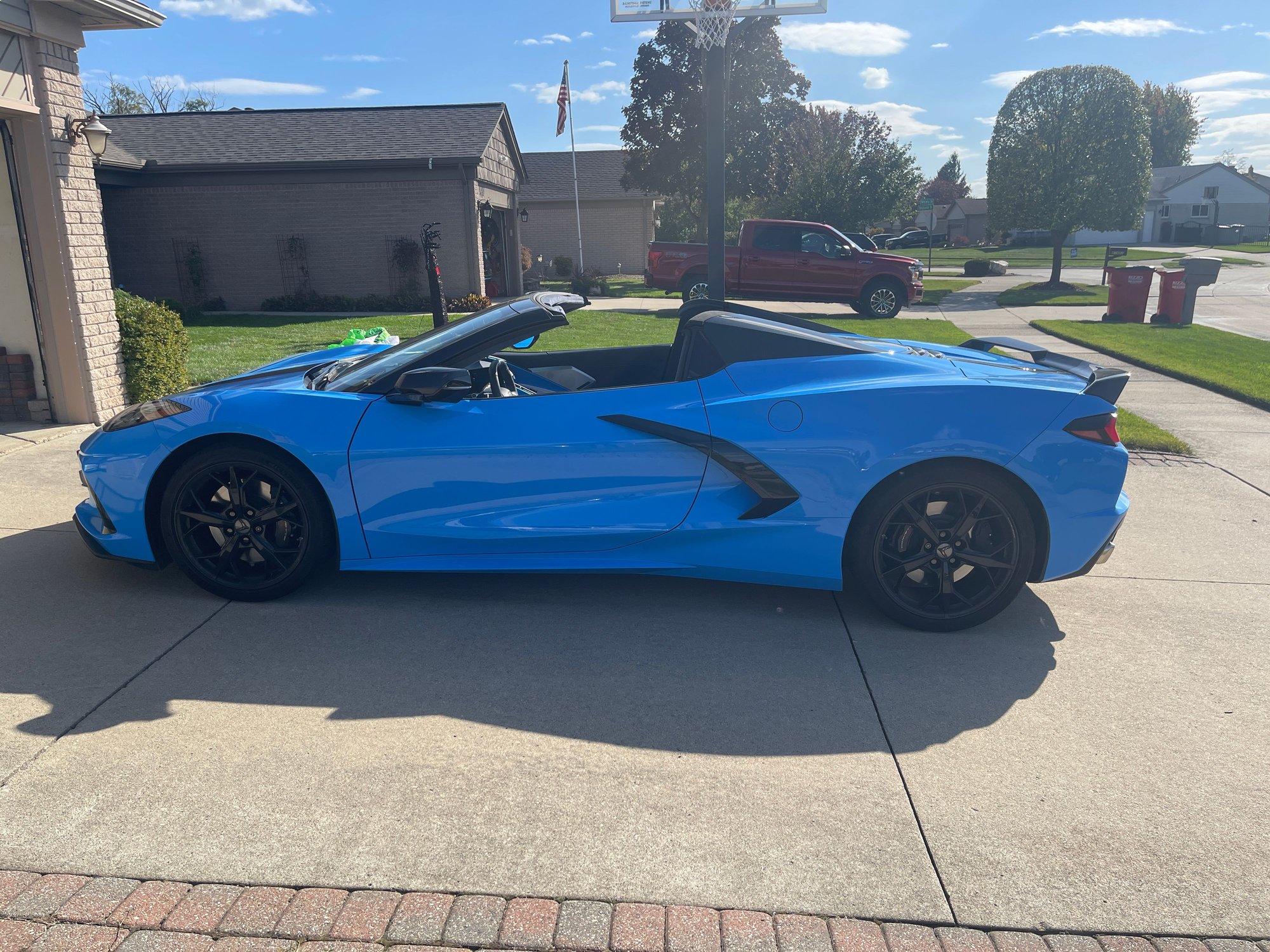 SOLD - 2022 Rapid Blue 3LT Z51 Convertible with 3,112 miles ...
