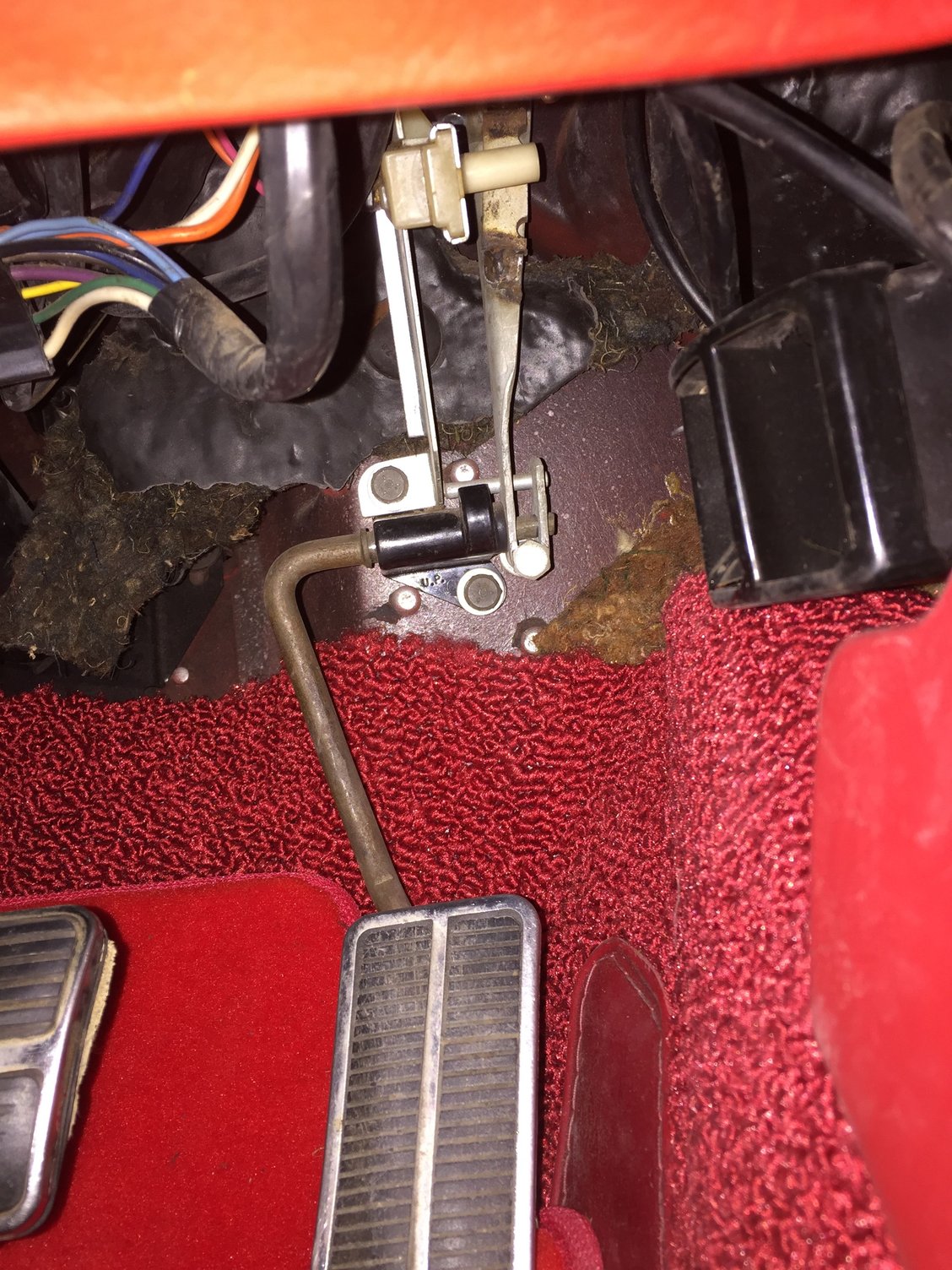 How come the pedal isn't touching the downshift switch? - CorvetteForum ...