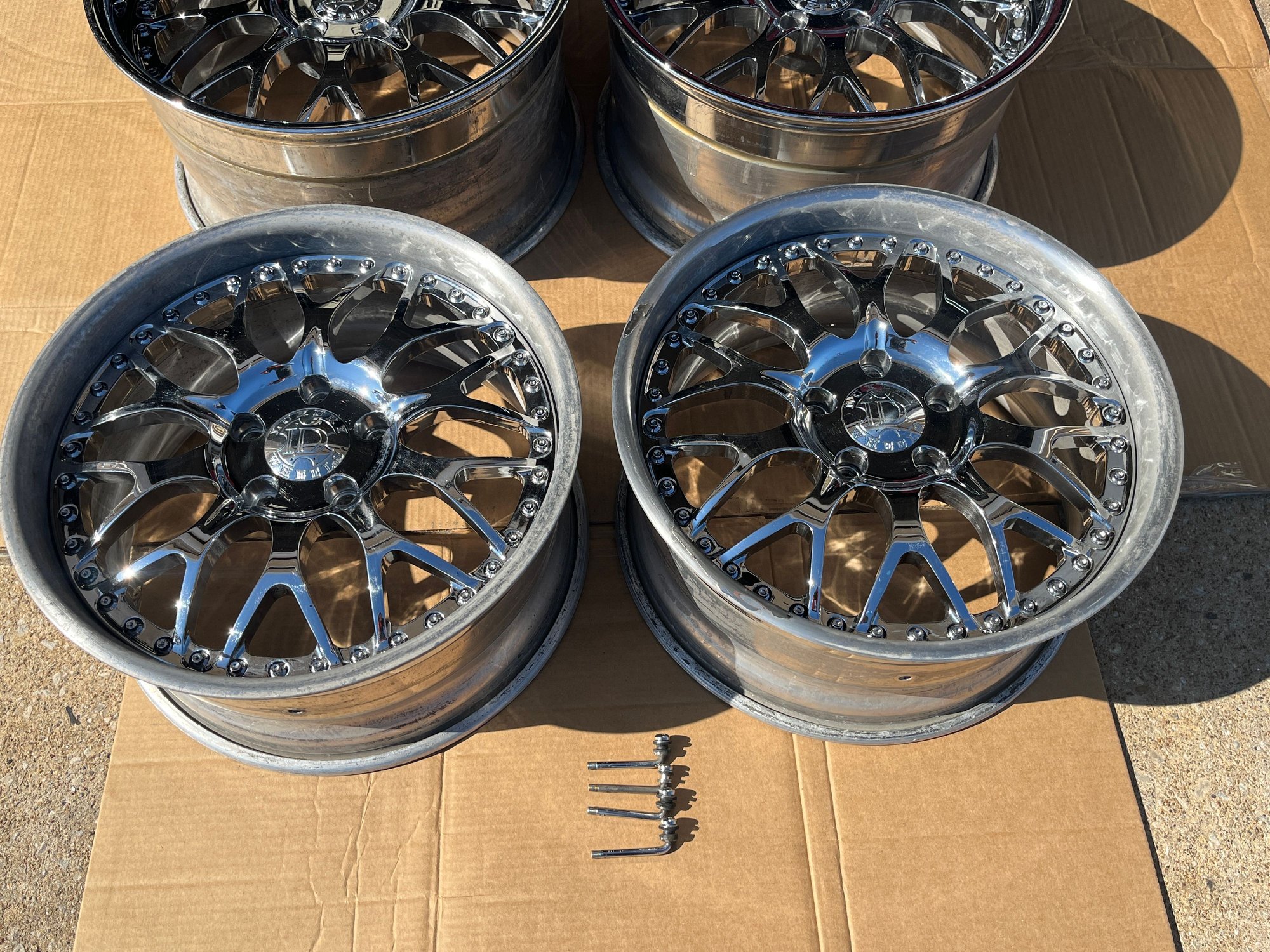 FS (For Sale) INTRO id313 billet 3 piece wheels, 18"/19" Staggered ...