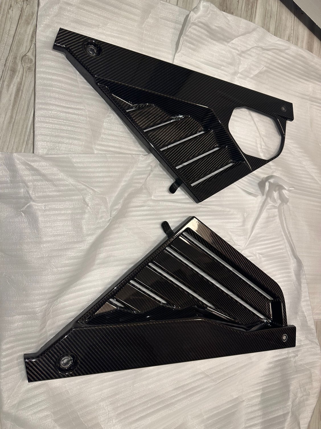 FS (For Sale) OE Carbon Fiber Appearance Package Side Panels ...