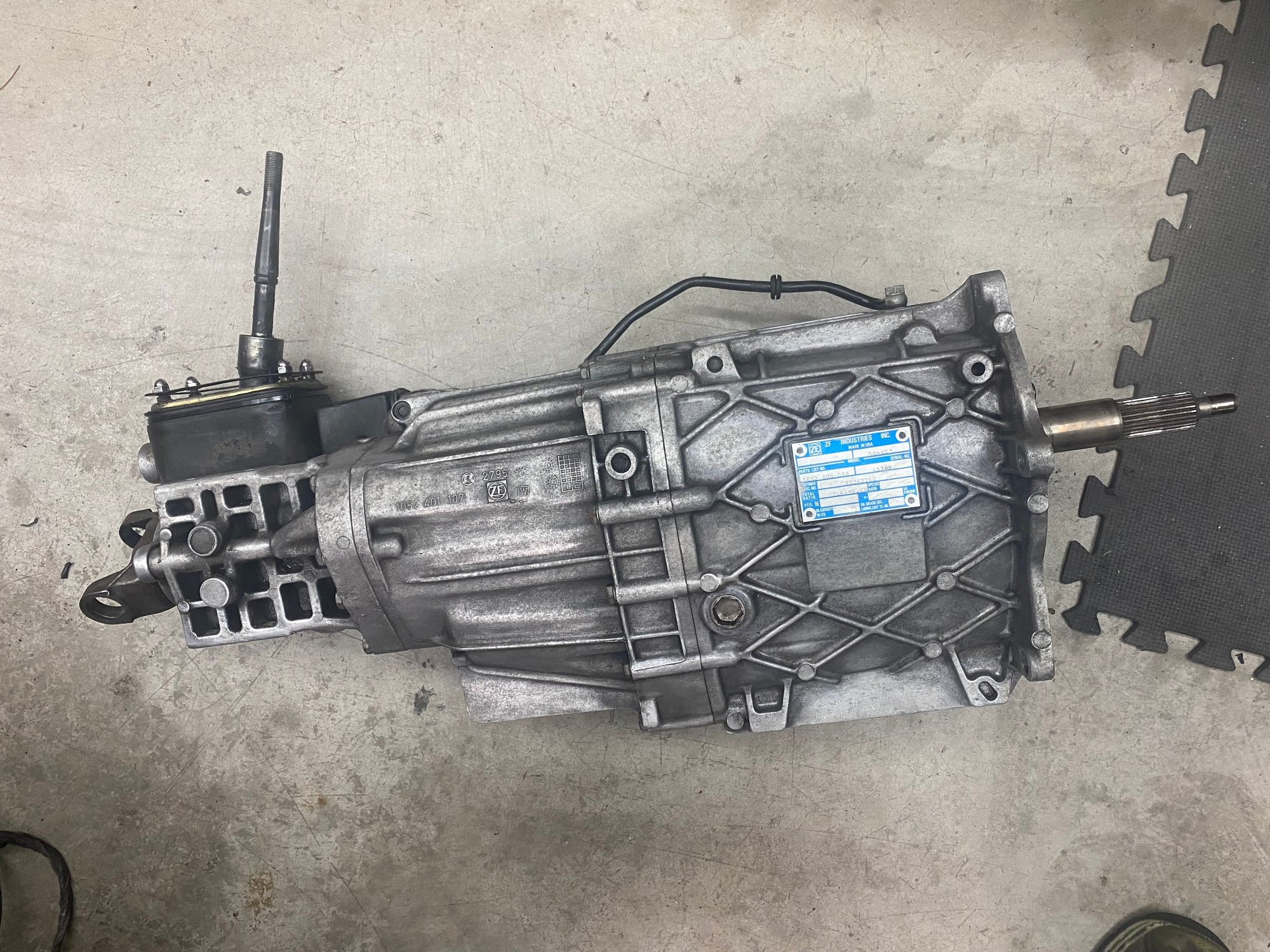 WTB (Want To Buy) Zf6 transmission blue or black tag - CorvetteForum - Chevrolet Corvette Forum ...