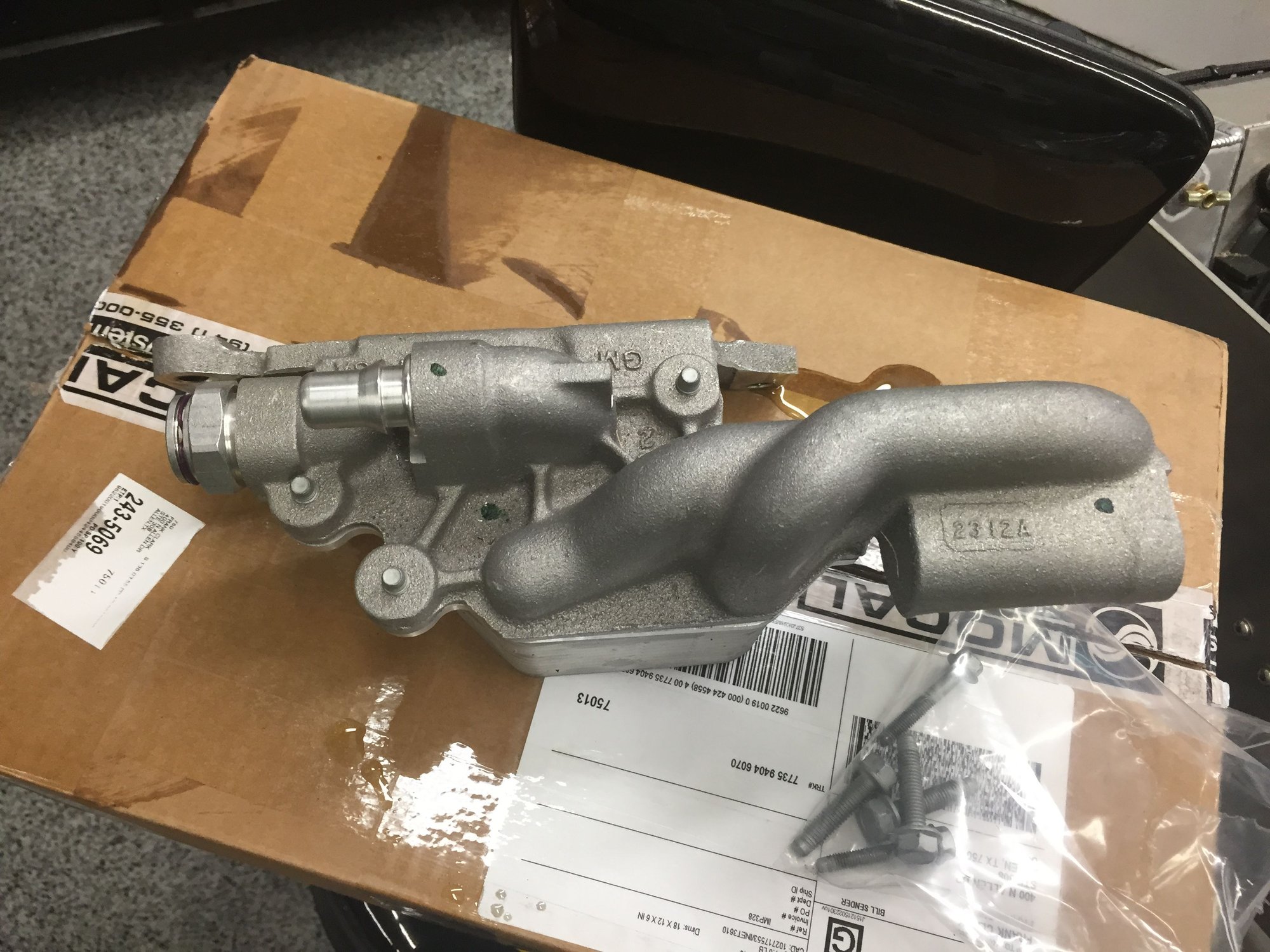 LS7 Oil Cooler New Style (Water) - CorvetteForum - Chevrolet Corvette ...