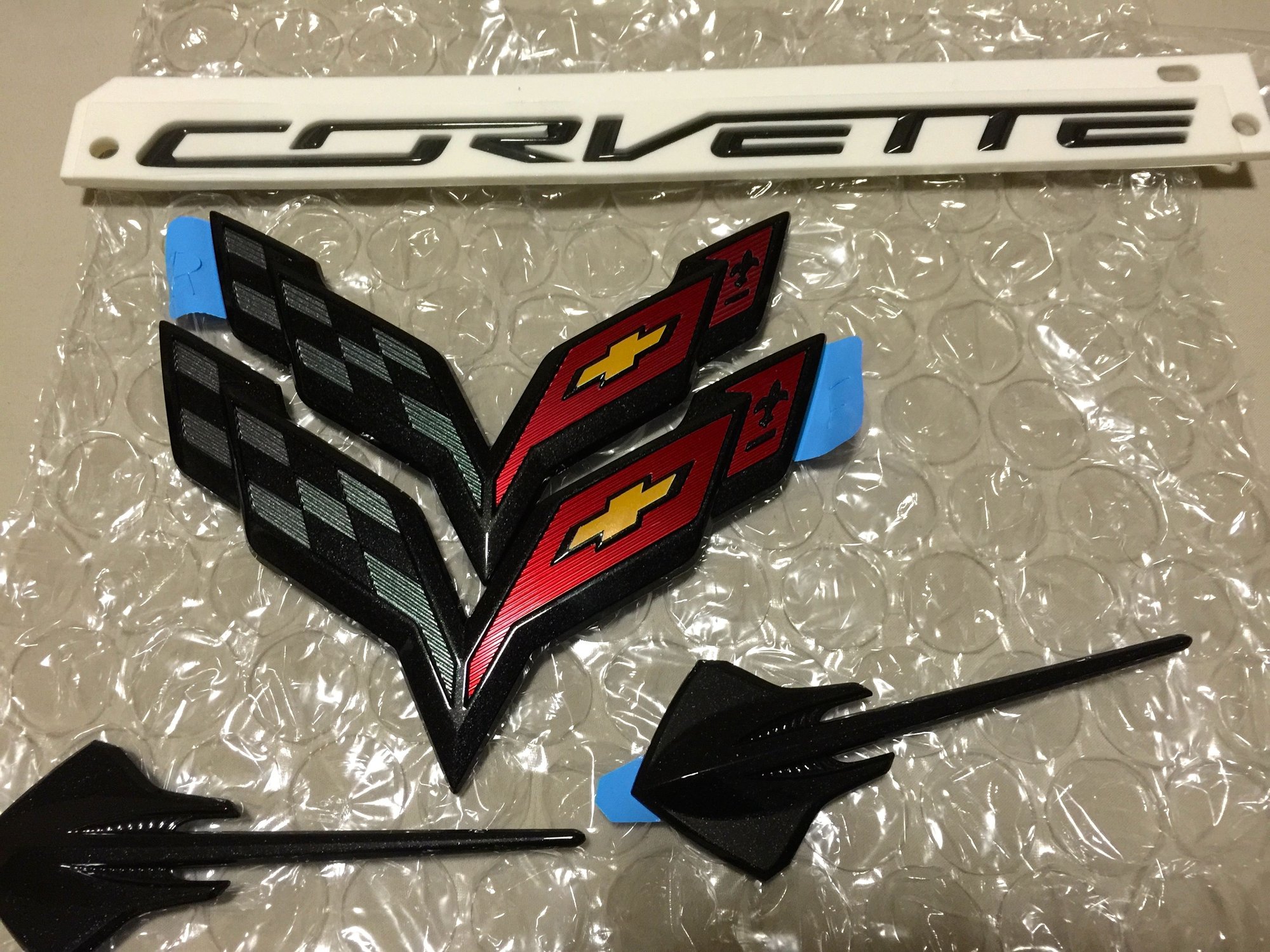 2014-2016 C7 Corvette Carbon Flash Emblem Kits (EYT) Available ...