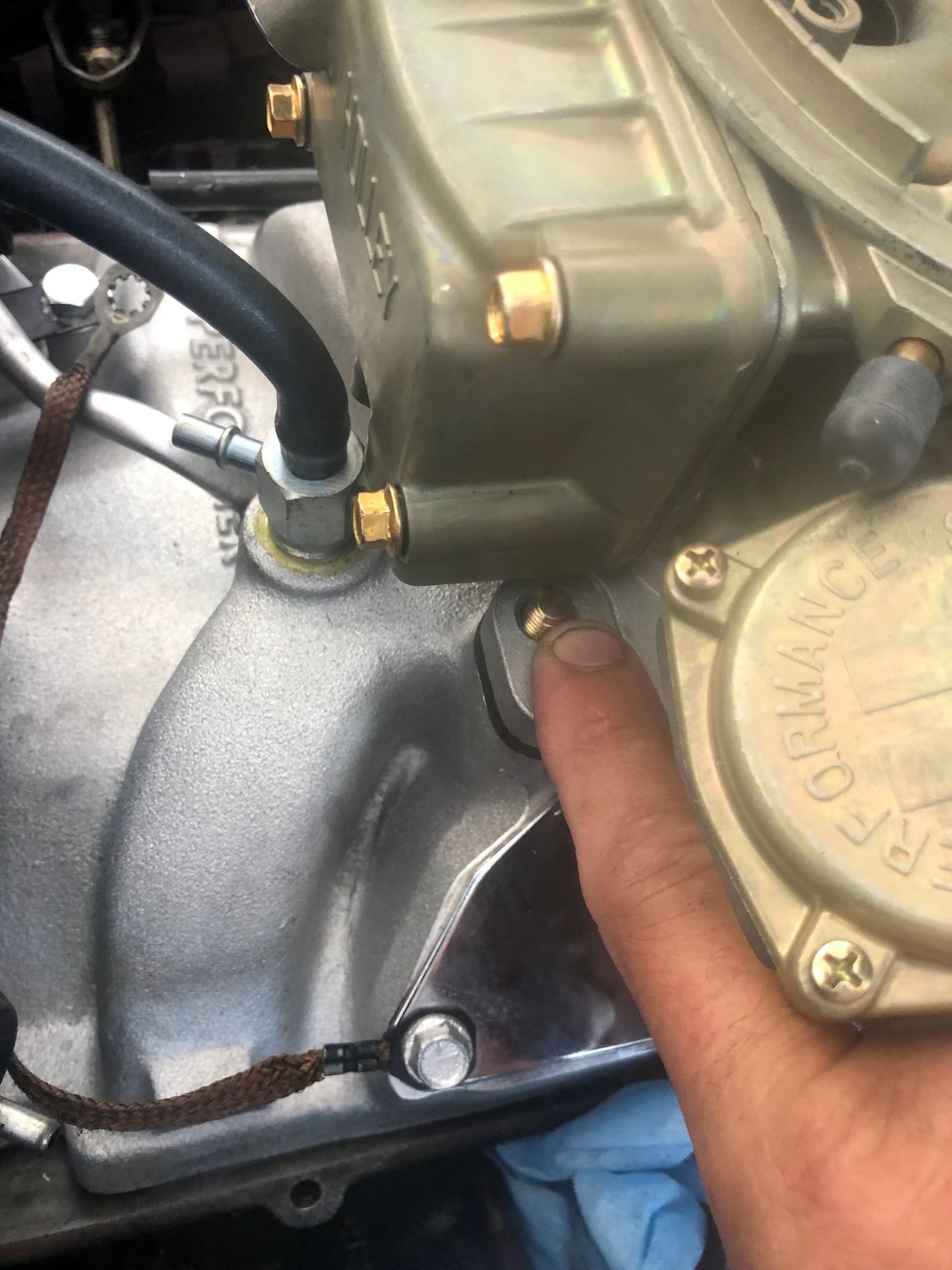 holley carb install - CorvetteForum - Chevrolet Corvette Forum Discussion