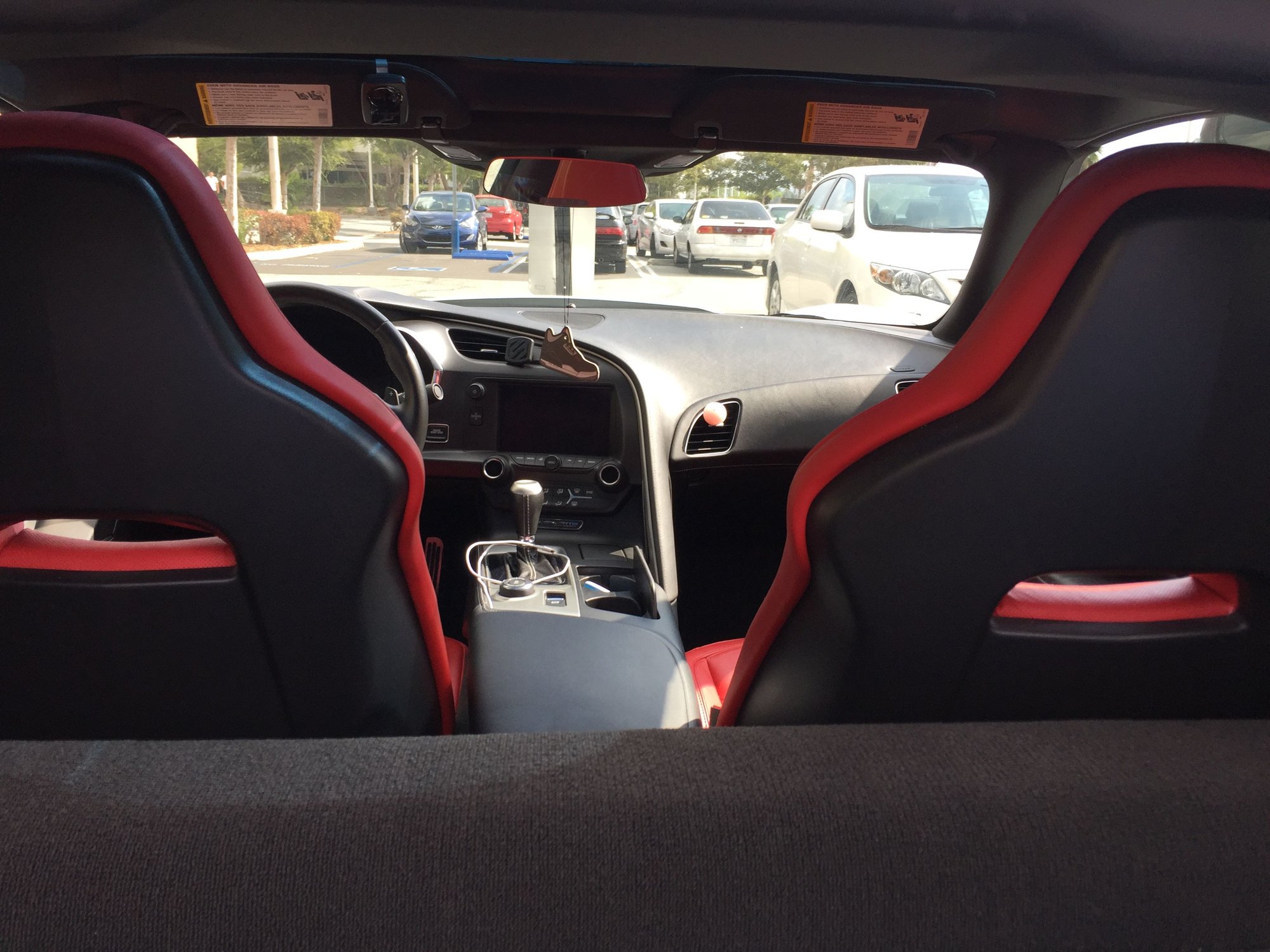 FS: 2014 C7 White w/Red interior, AT, 9,500 miles-Los Angeles ...