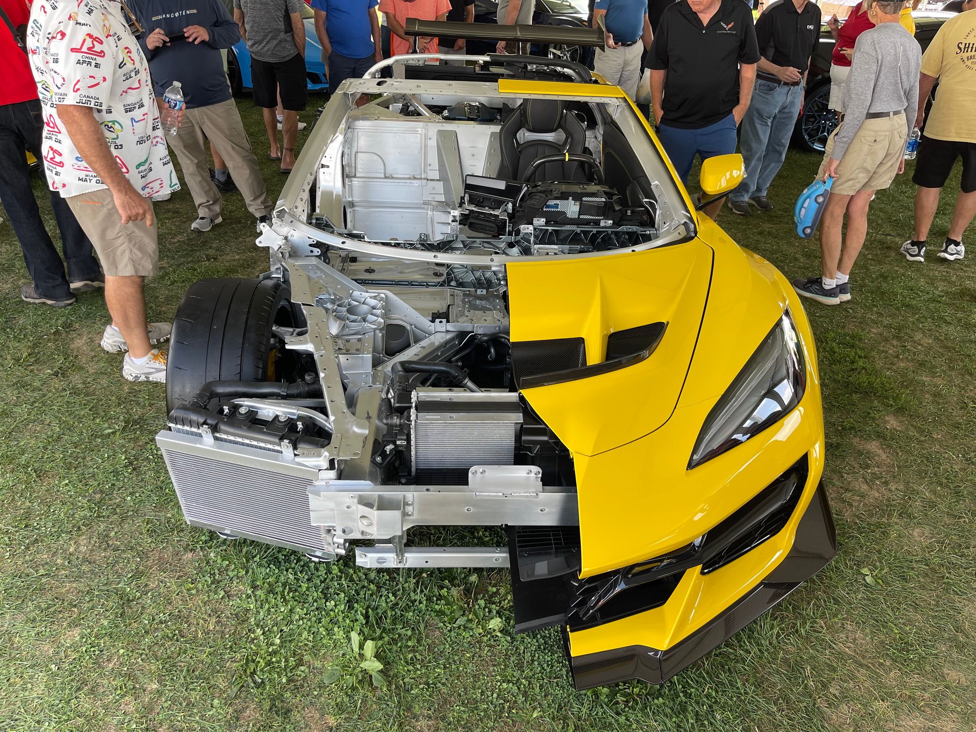 C8 ZR1 Carlisle GM awesome exhibit of C8, Eray, Z06, and ZR1s ...