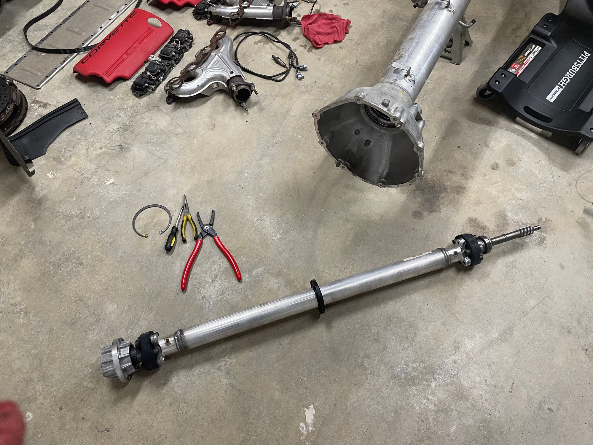 Reinstalling torque tube / trans - stuck - CorvetteForum - Chevrolet ...