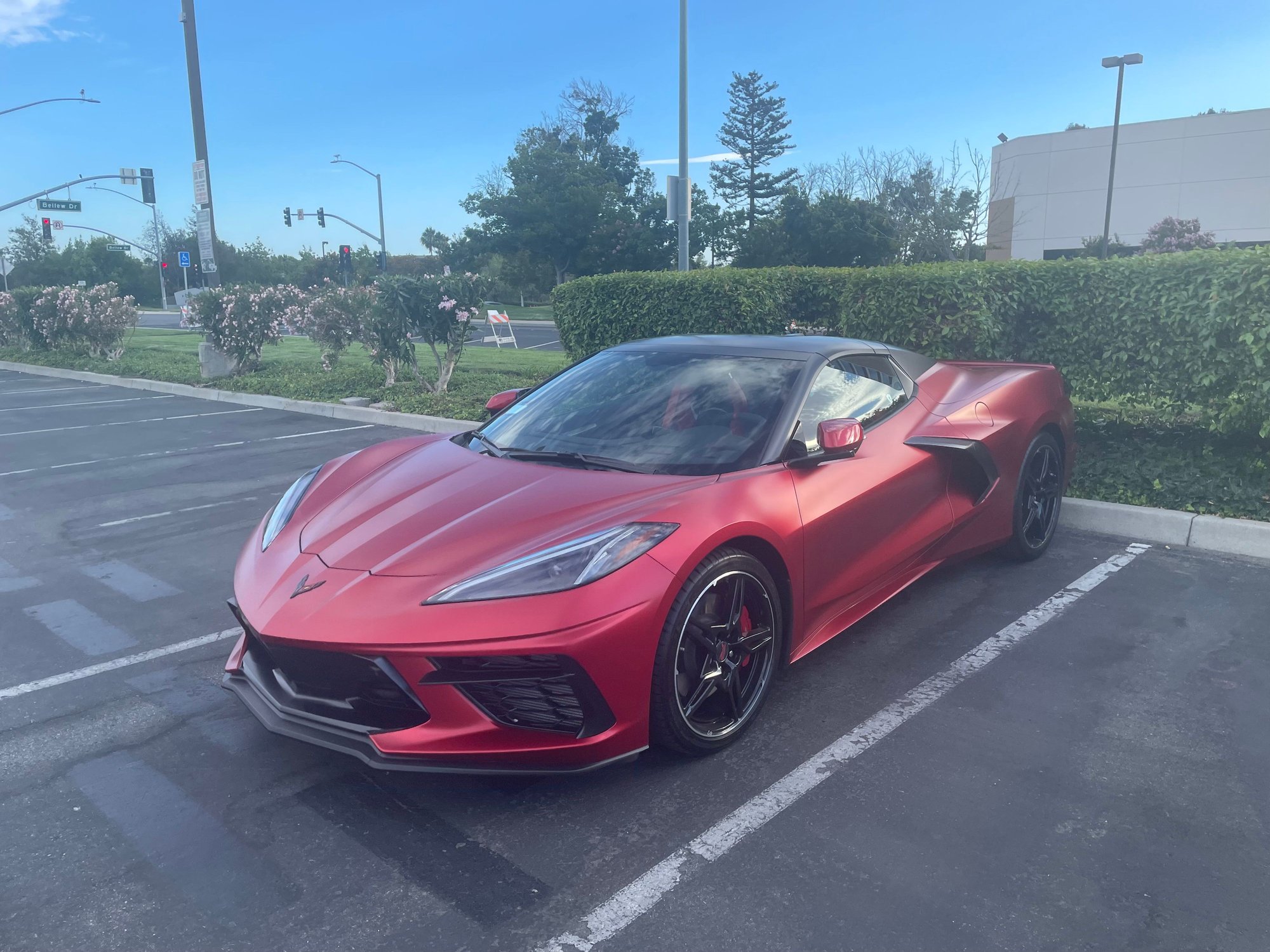 Here's Matte PPF on Red Mist - CorvetteForum - Chevrolet Corvette Forum ...