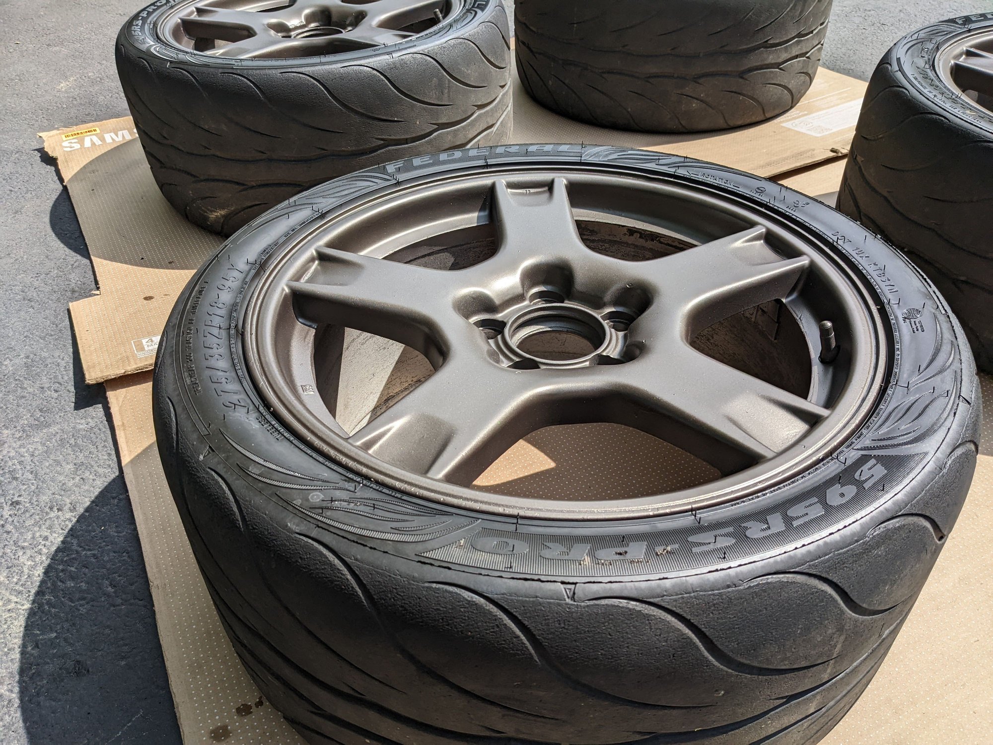 FS (For Sale) (4) 18x9.5 C5 Rear Wagon Wheels w/ 200TW Tires - CorvetteForum - Chevrolet ...