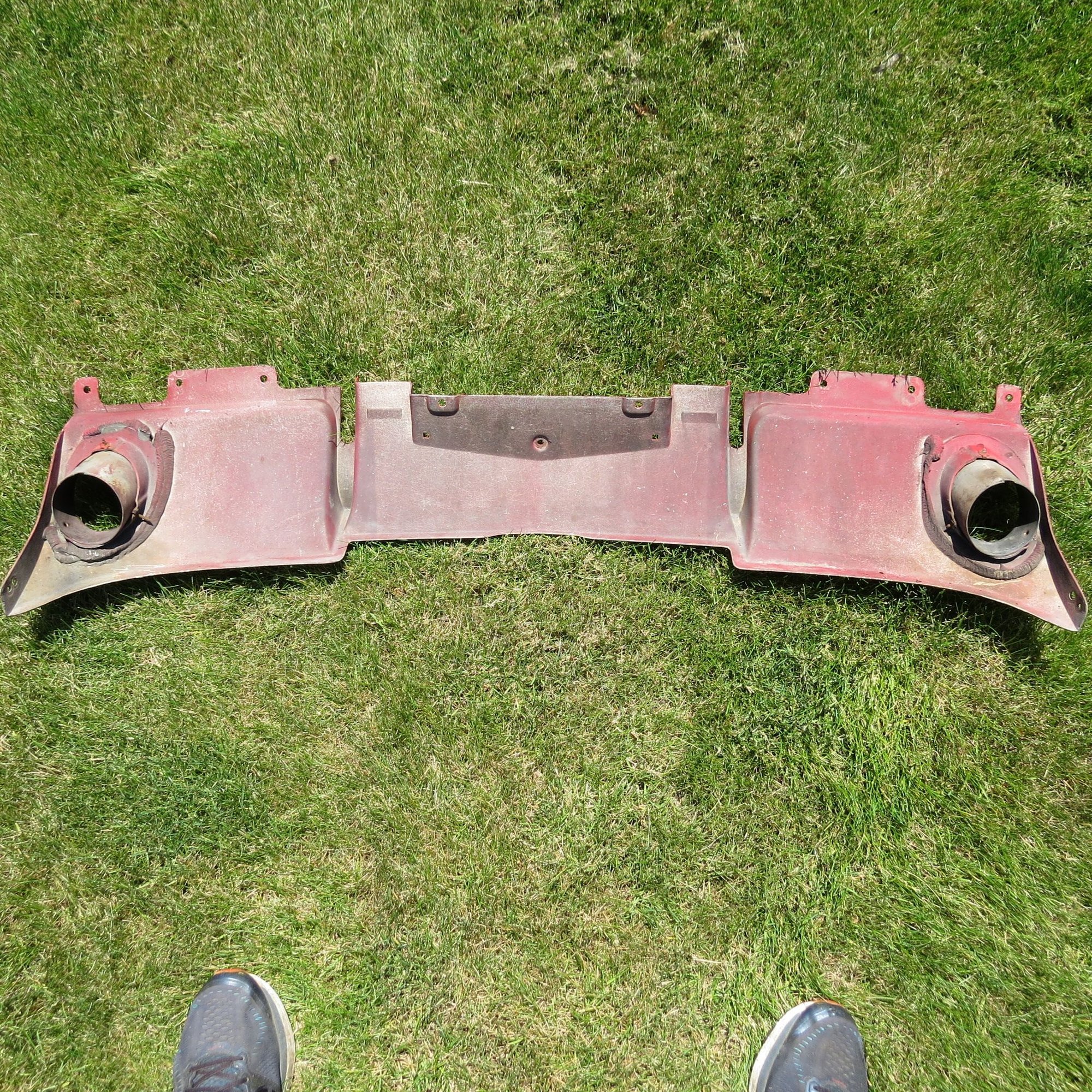 FS (For Sale) 64-65 rear exhaust panel with bezels for under car ...