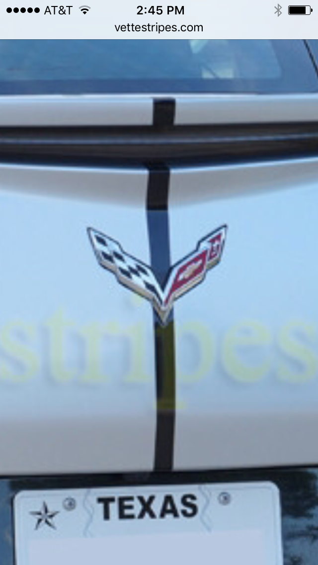 Aftermarket racing stripes - R&R flag emblems or cutouts ...