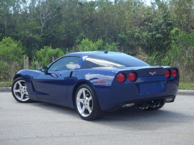 05 corvette (6-speed) *lemans blue* nav, hud, selective ride, warranty ...